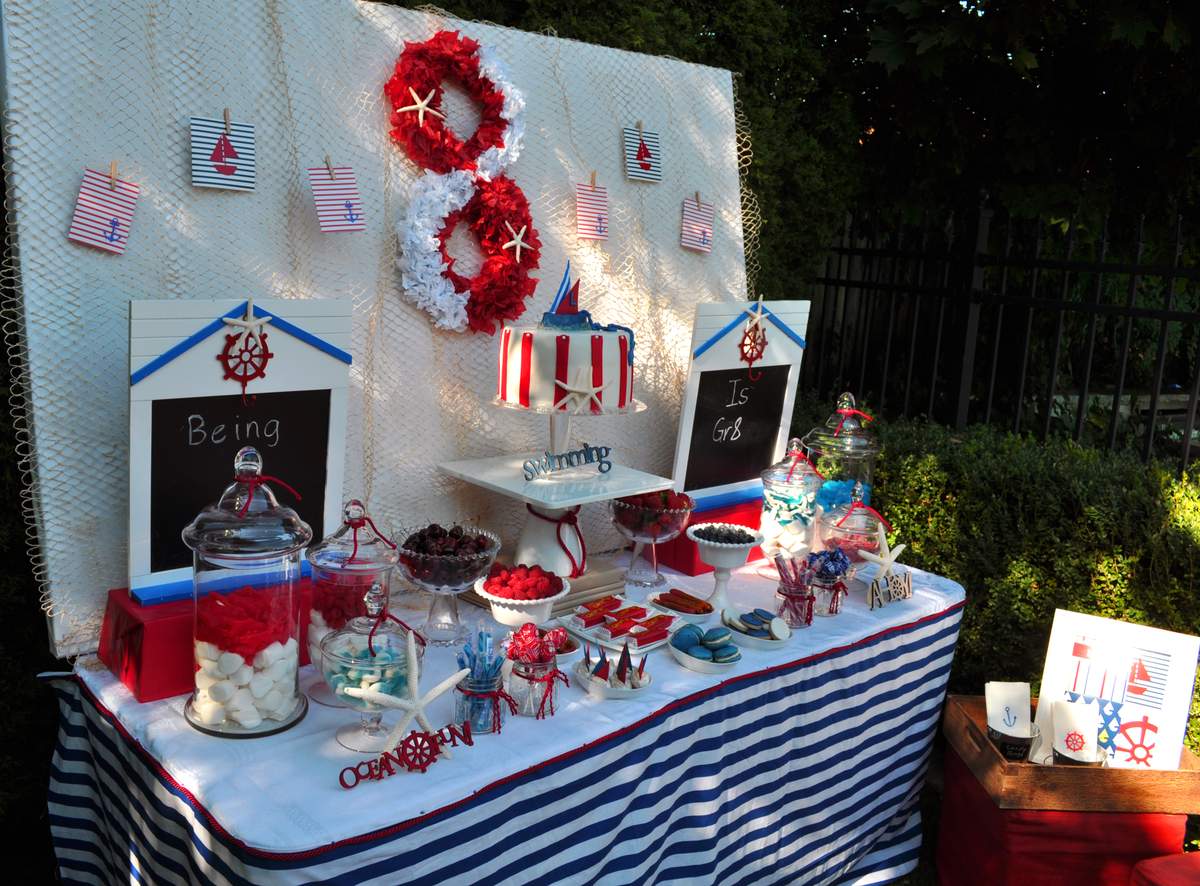 Nautical Birthday Party Ideas | Photo 7 of 11 | Catch My Party