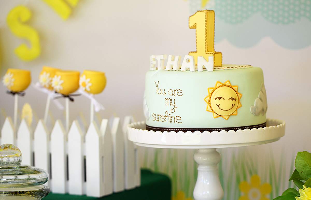 You are my Sunshine Birthday Party Ideas | Photo 12 of 28 | Catch My Party