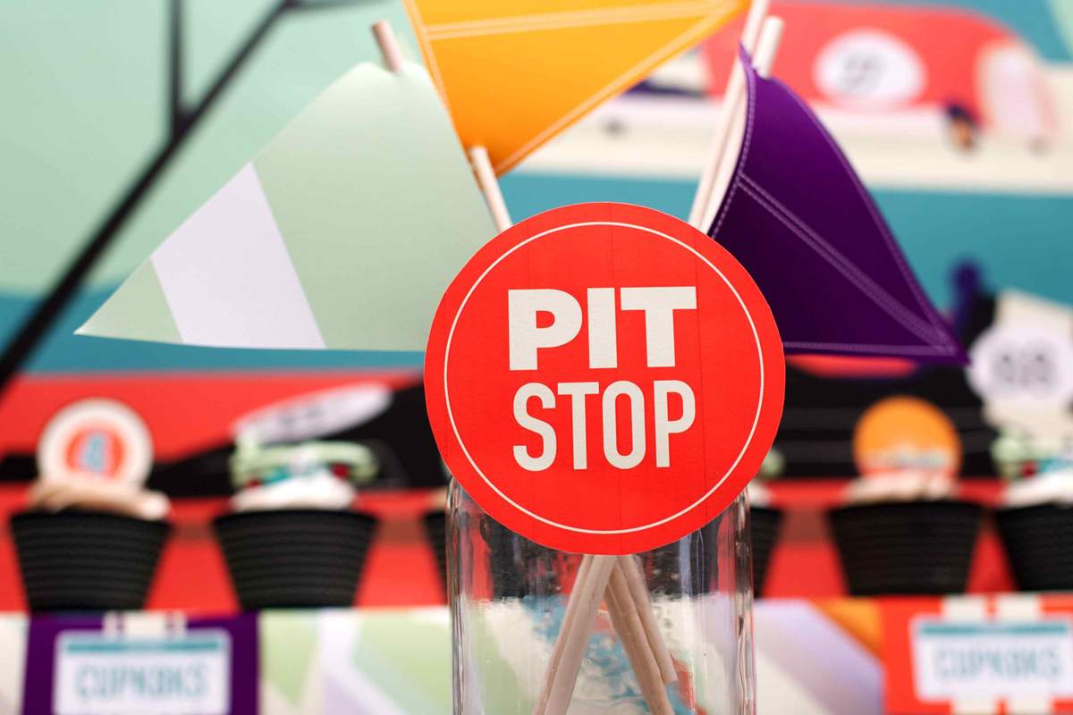 Vintage Race Cars Birthday Party Ideas | Photo 3 of 15 | Catch My Party