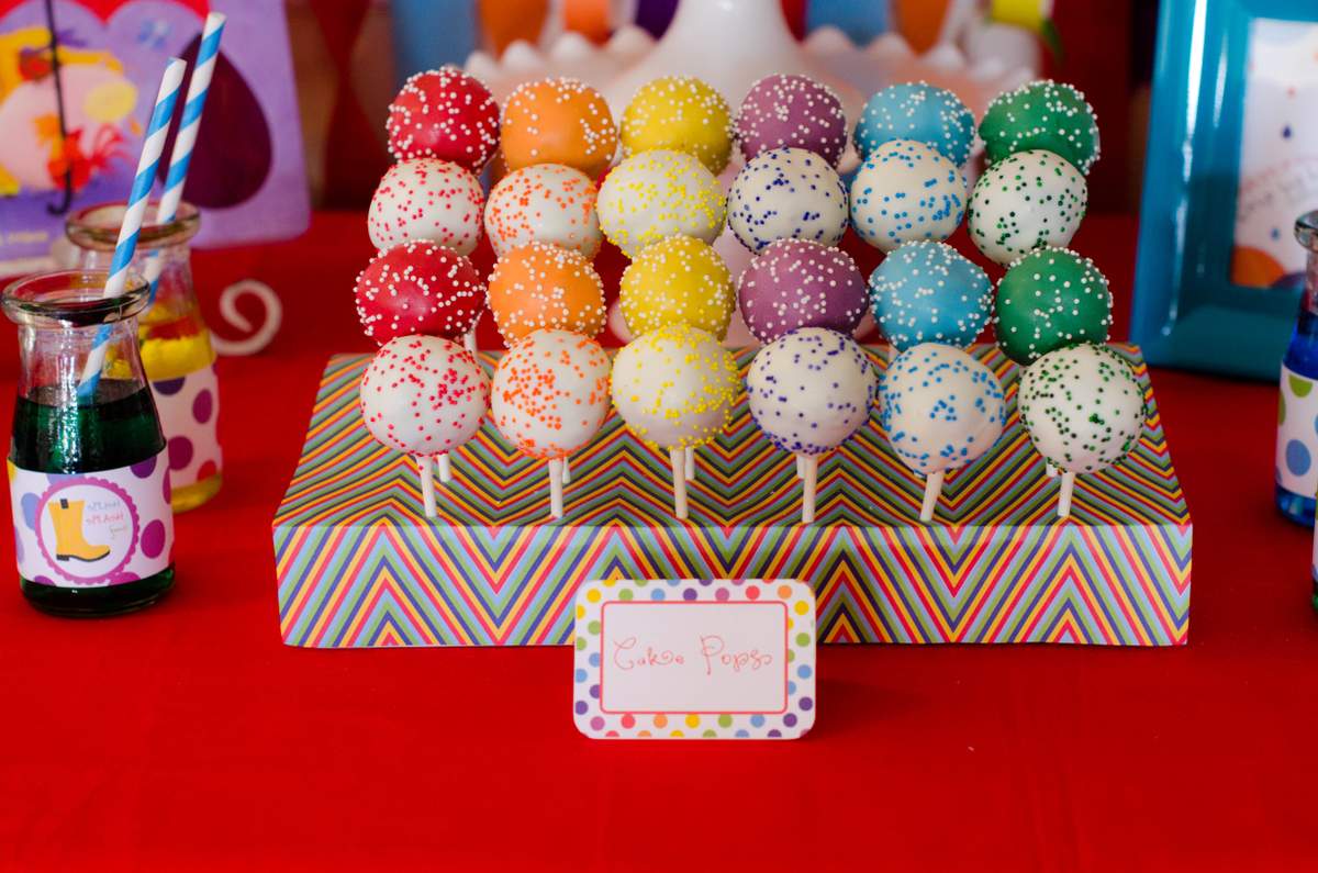 rainbow, colors Birthday Party Ideas | Photo 19 of 23 | Catch My Party