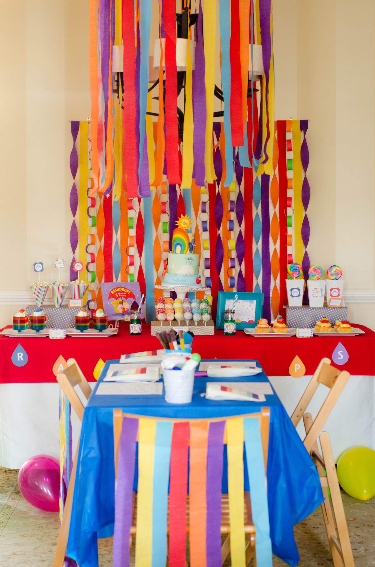 rainbow, colors Birthday Party Ideas | Photo 3 of 23 | Catch My Party