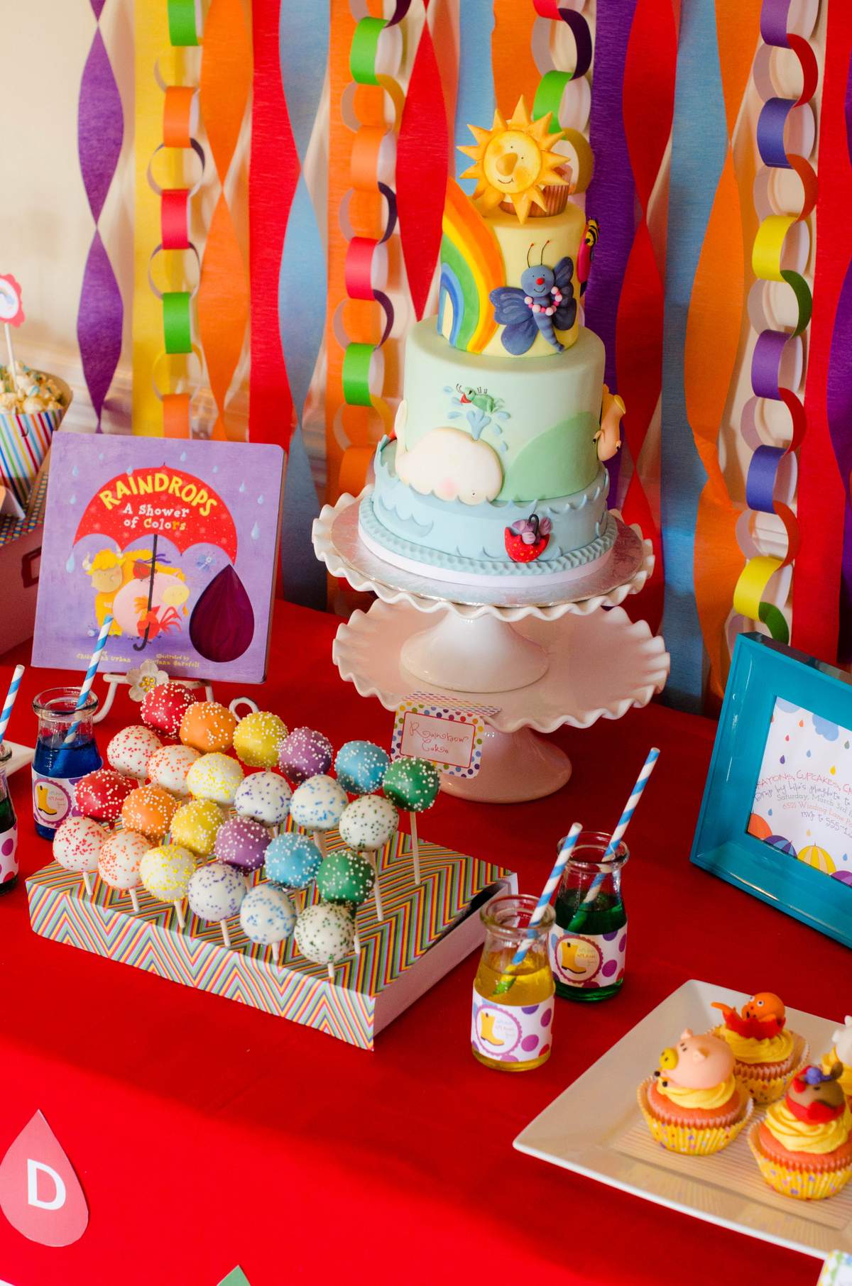 rainbow, colors Birthday Party Ideas | Photo 8 of 23 | Catch My Party