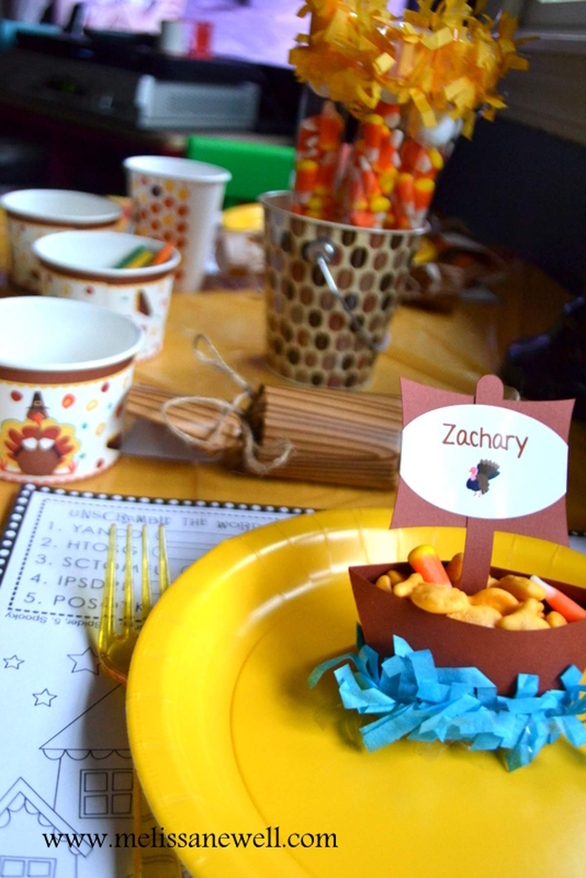 Mayflower Thanksgiving Party Ideas | Photo 2 of 27 | Catch My Party