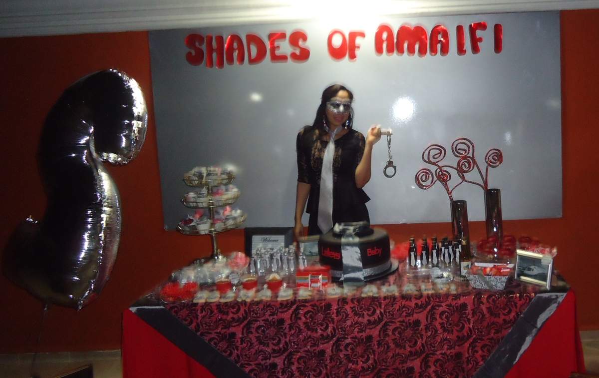 50 Shades of Grey Trilogy Birthday Party Ideas | Photo 4 of 41 | Catch ...