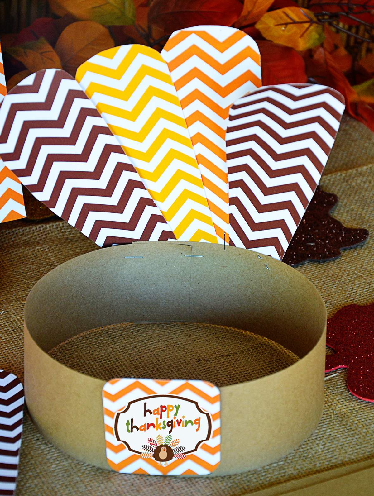colorful chevron/polkadots Thanksgiving/Fall Party Ideas | Photo 44 of ...