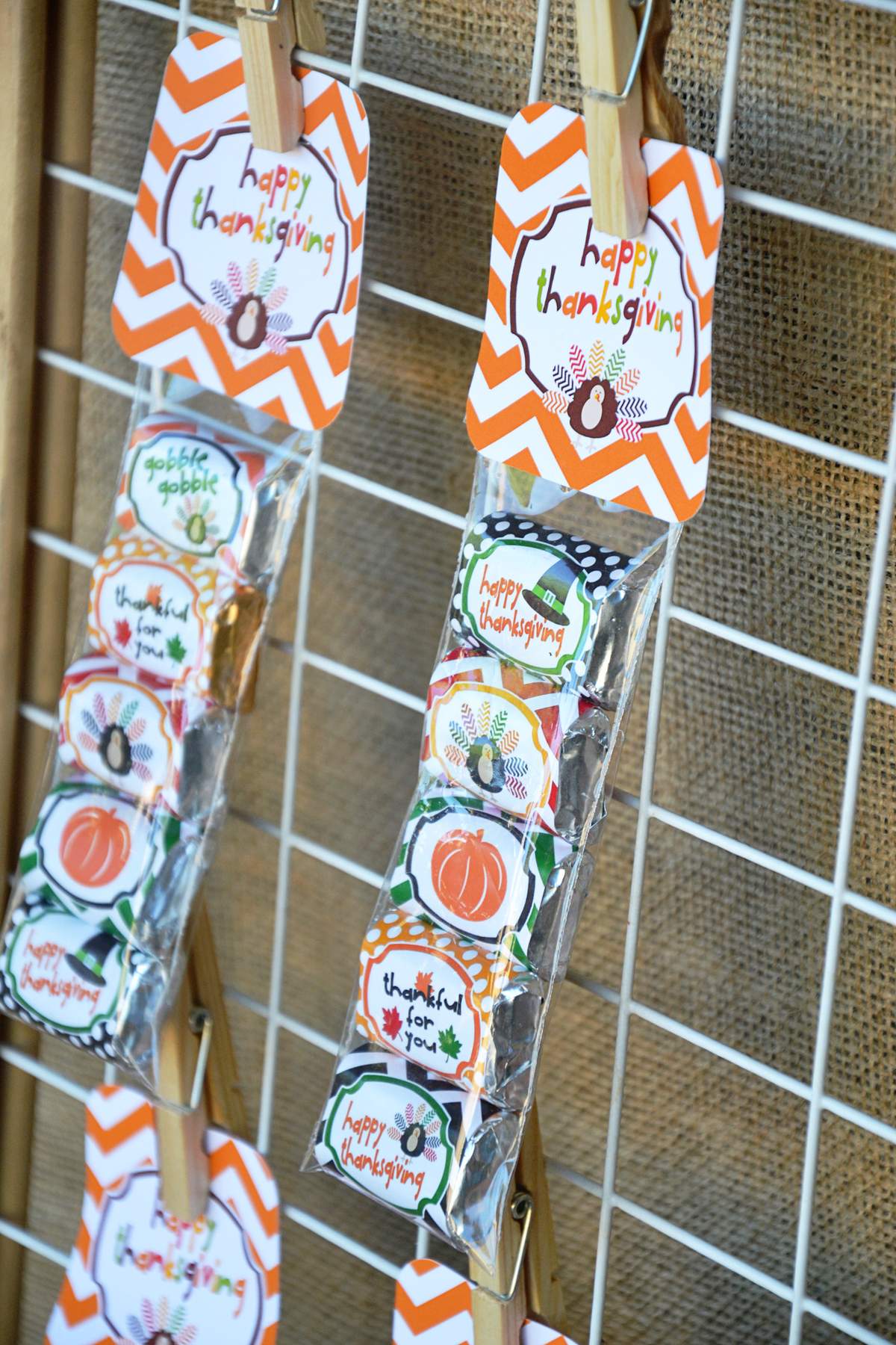 colorful chevron/polkadots Thanksgiving/Fall Party Ideas | Photo 44 of ...