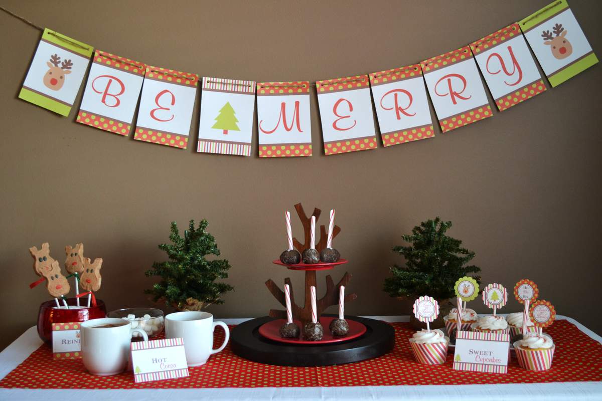 Christmas / Christmas/Holiday "Sweet Holiday Reindeer Party" | Catch My ...