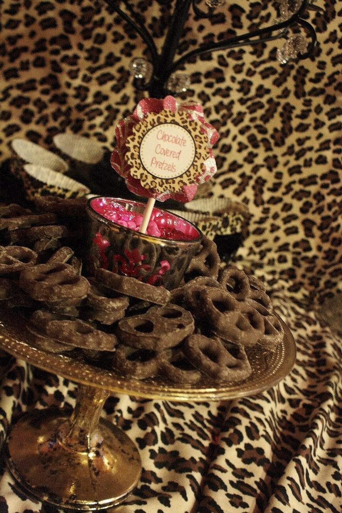 Leopard and Hot Pink Sweet 16 Birthday Party Ideas | Photo 4 of 20 ...