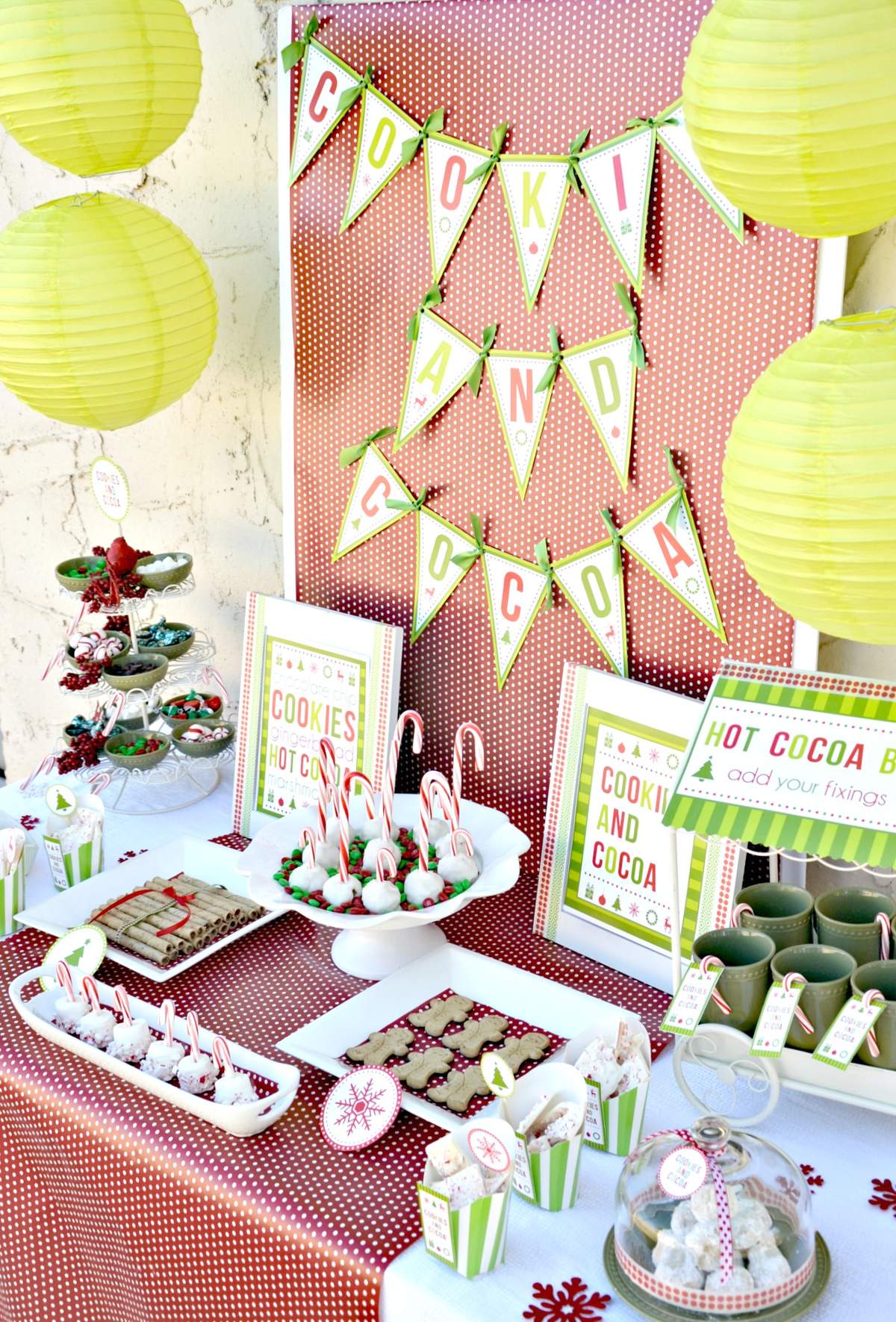 Cookies and Cocoa Party Christmas/Holiday Party Ideas | Photo 9 of 31 ...
