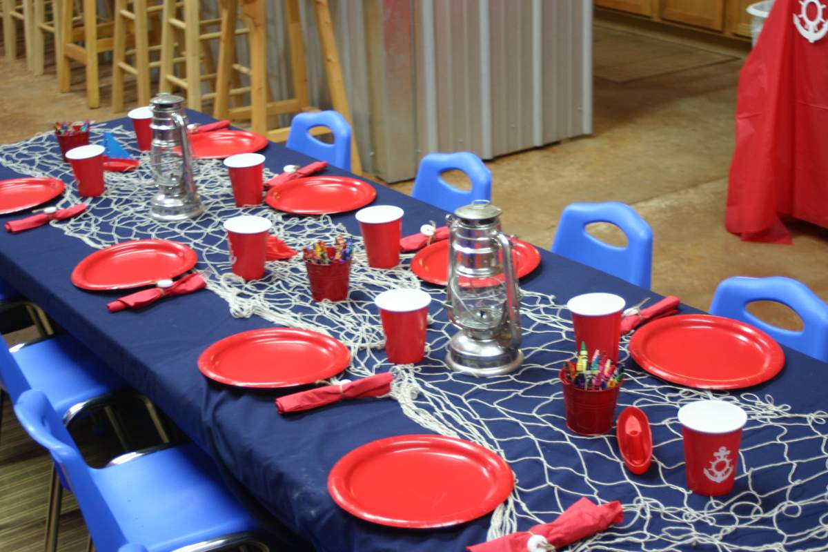 'Ahoy Sailor' Nautical Party Birthday Party Ideas | Photo 1 of 19 ...