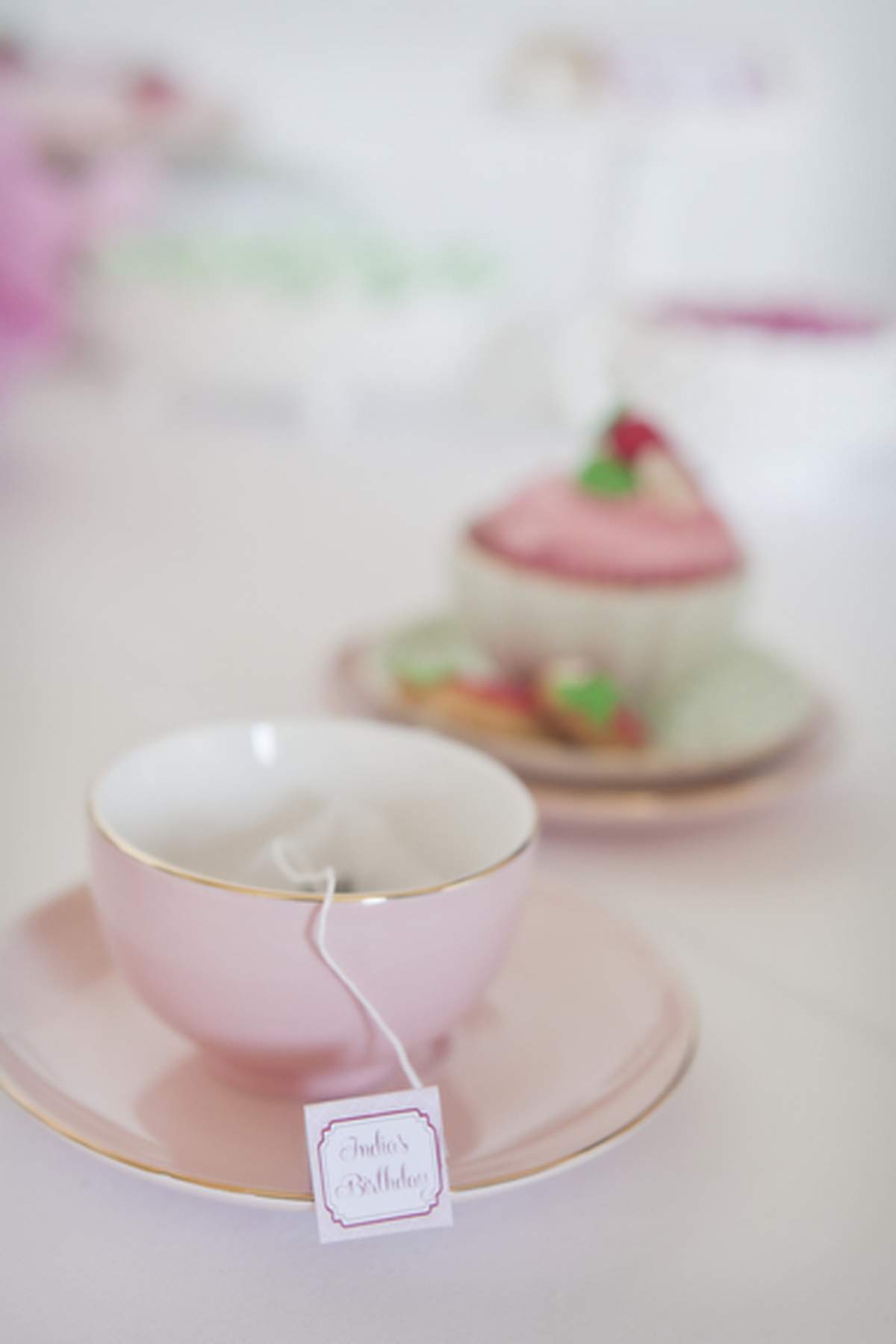 Strawberry Tea party, pretty china, pretty cupcakes, strawberry ...
