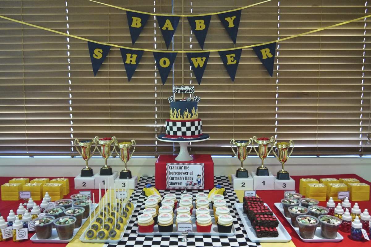 Formula One Baby Shower Party Ideas | Photo 5 of 15 | Catch My Party