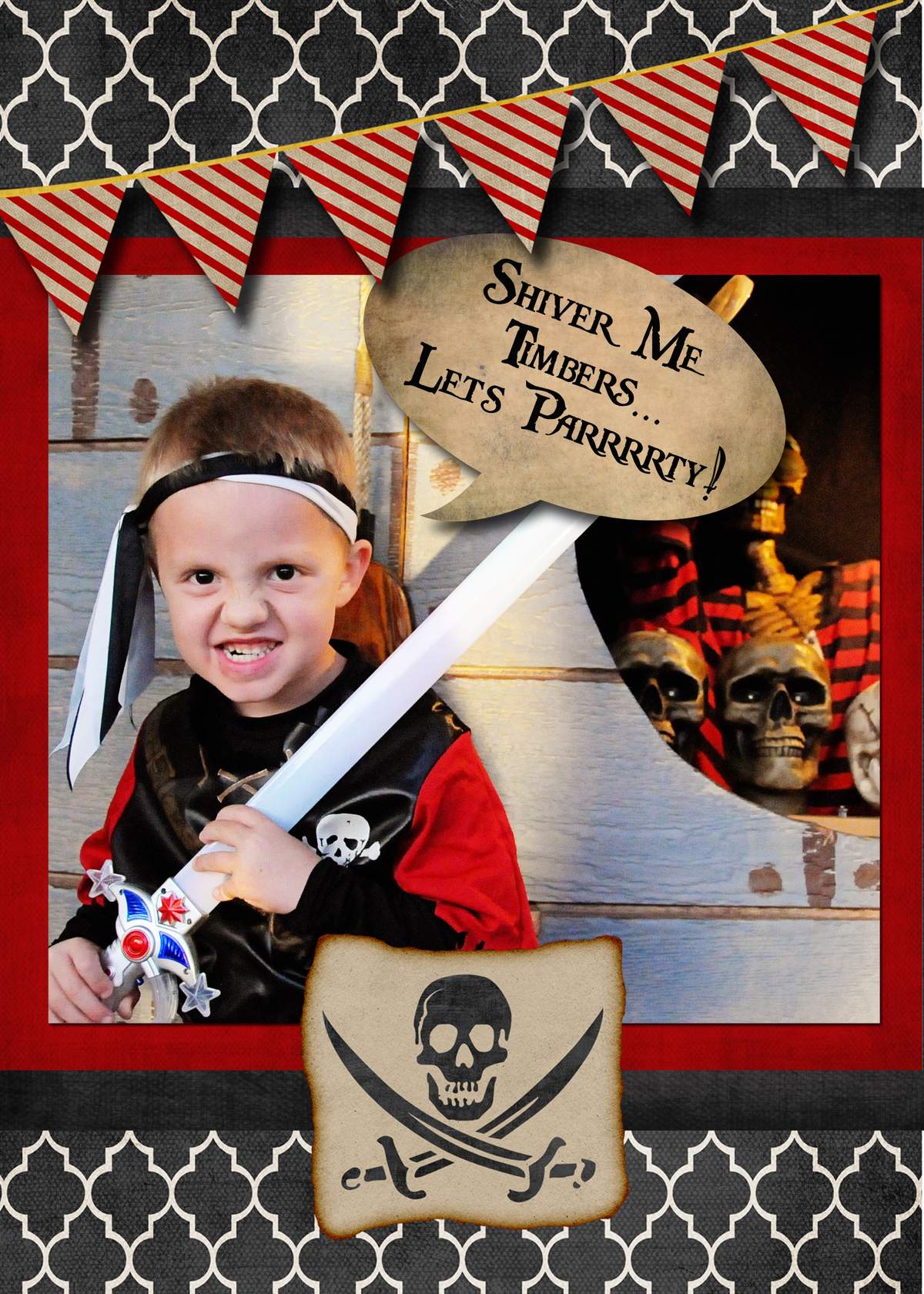 Pirate Birthday Boy Birthday Party Ideas | Photo 4 of 29 | Catch My Party