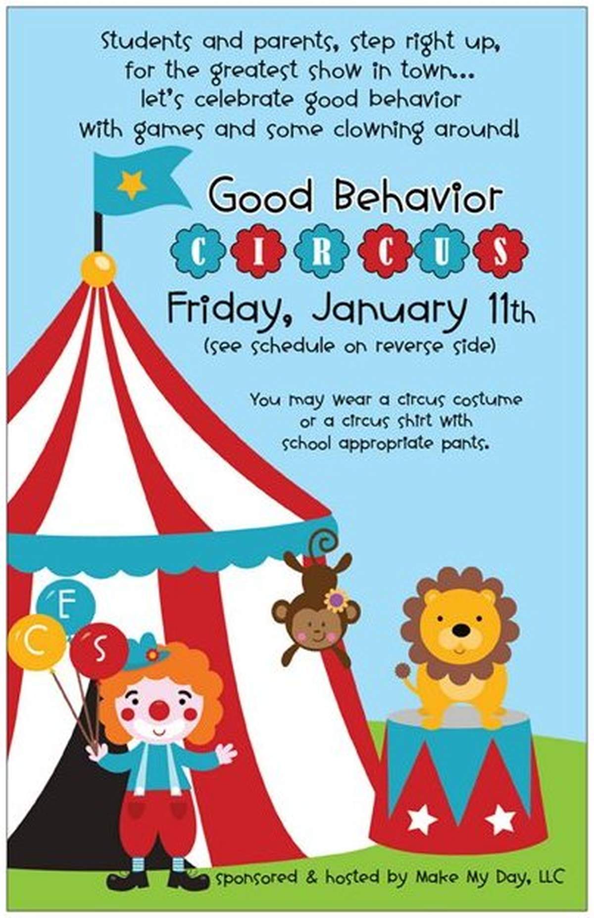 Circus/Carnival School Good Behavior Party Party Ideas | Photo 4 of 58 ...