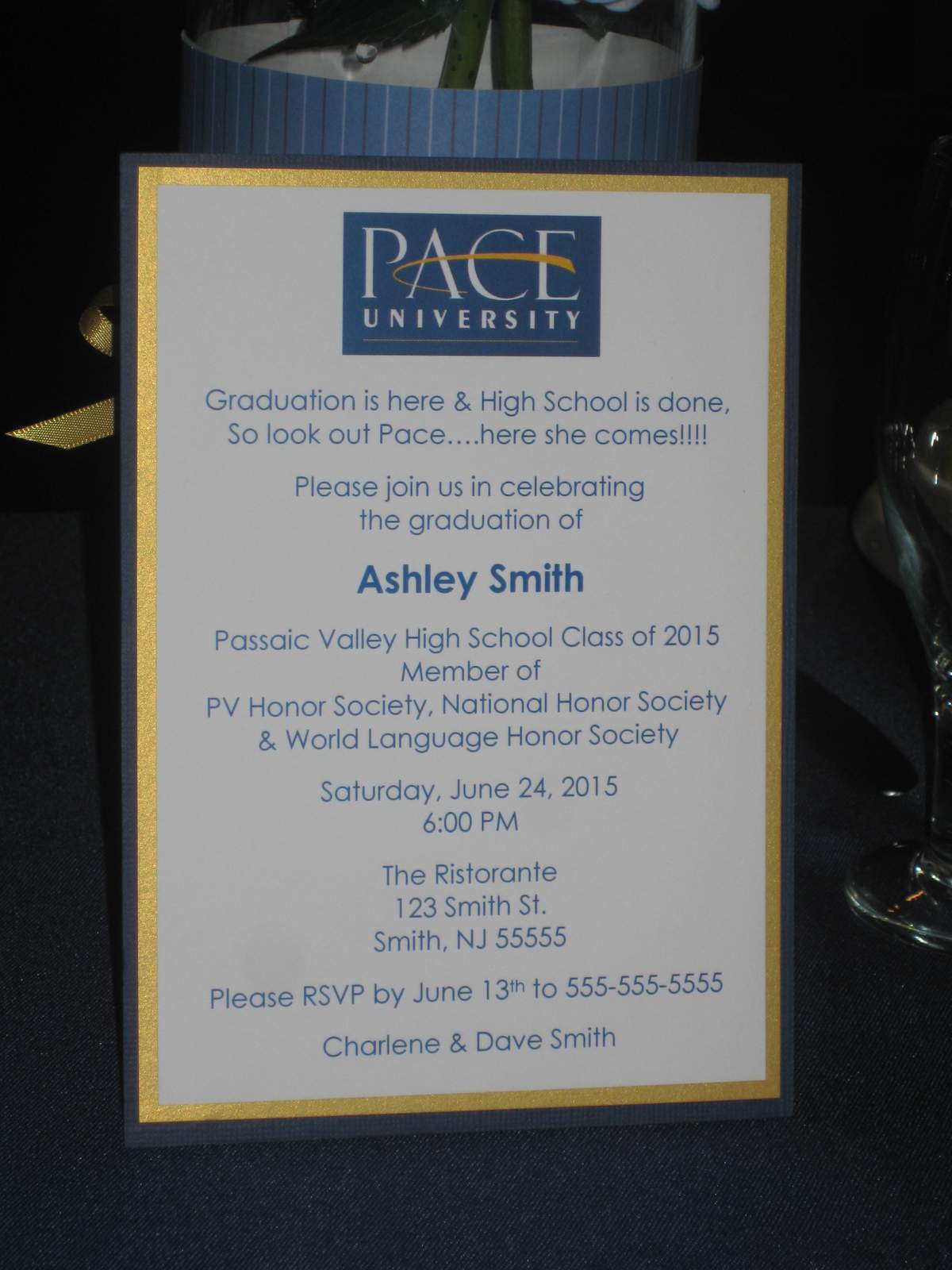 Look out Pace here she comes! / Graduation/End of School "Ashley's High ...