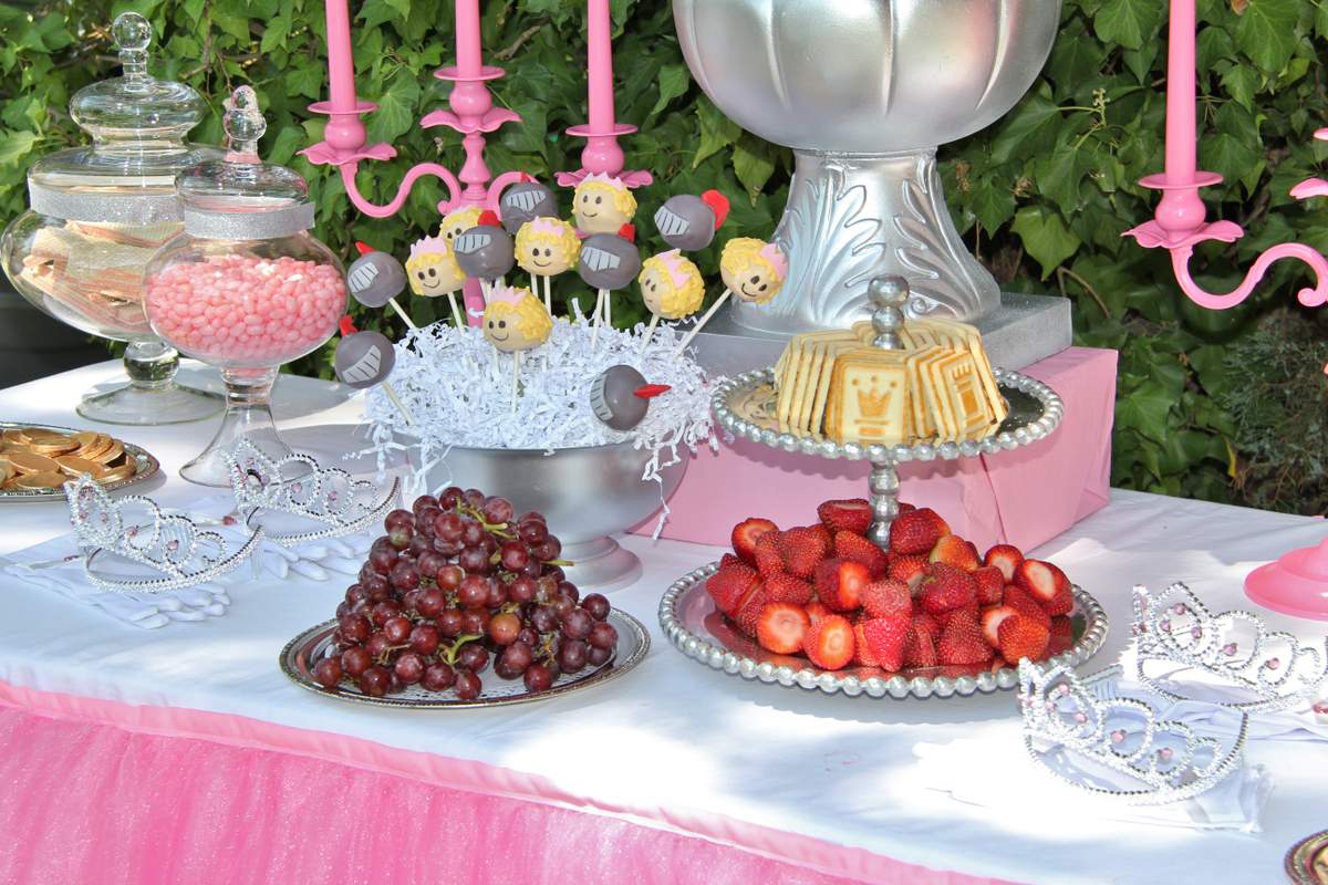 Pink Princess /Knight Birthday Party Ideas | Photo 1 of 10 | Catch My Party