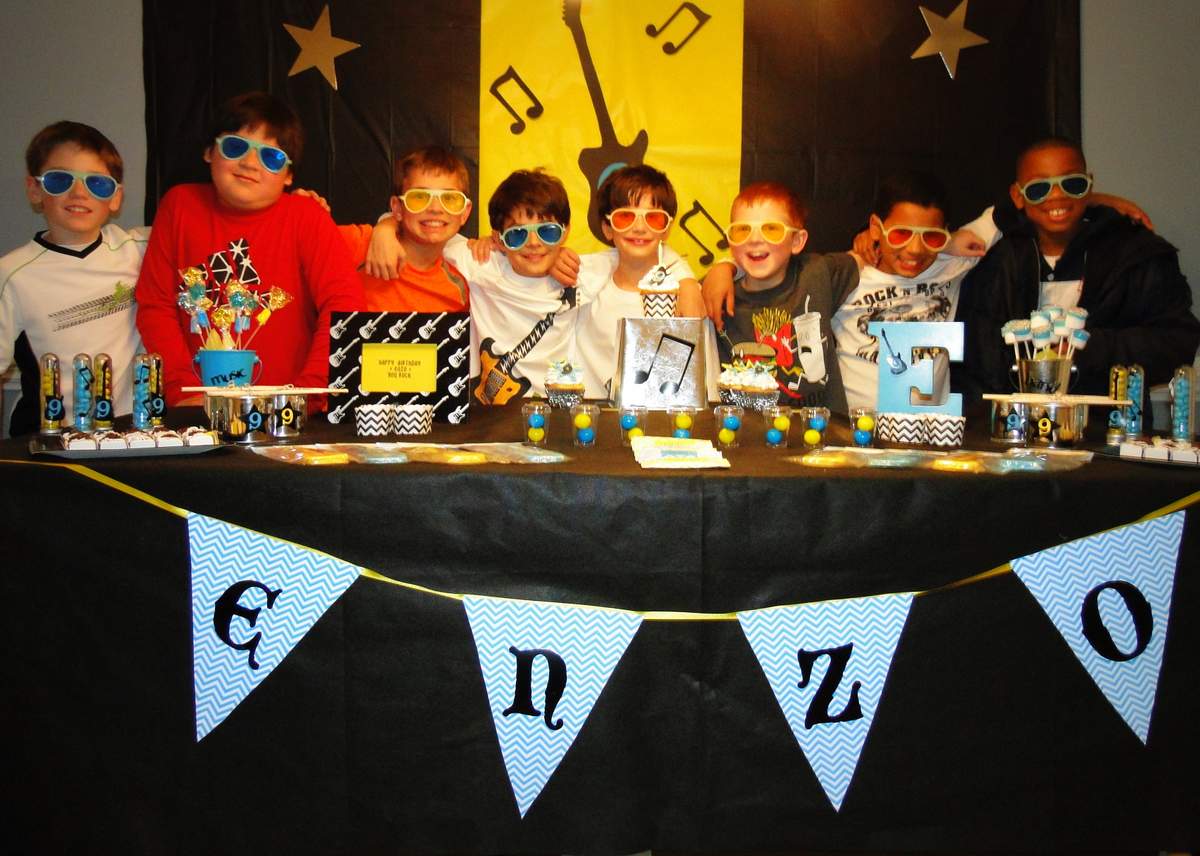 Guitar, music, Rock and Roll , Rock star Birthday Party Ideas | Photo 5 ...