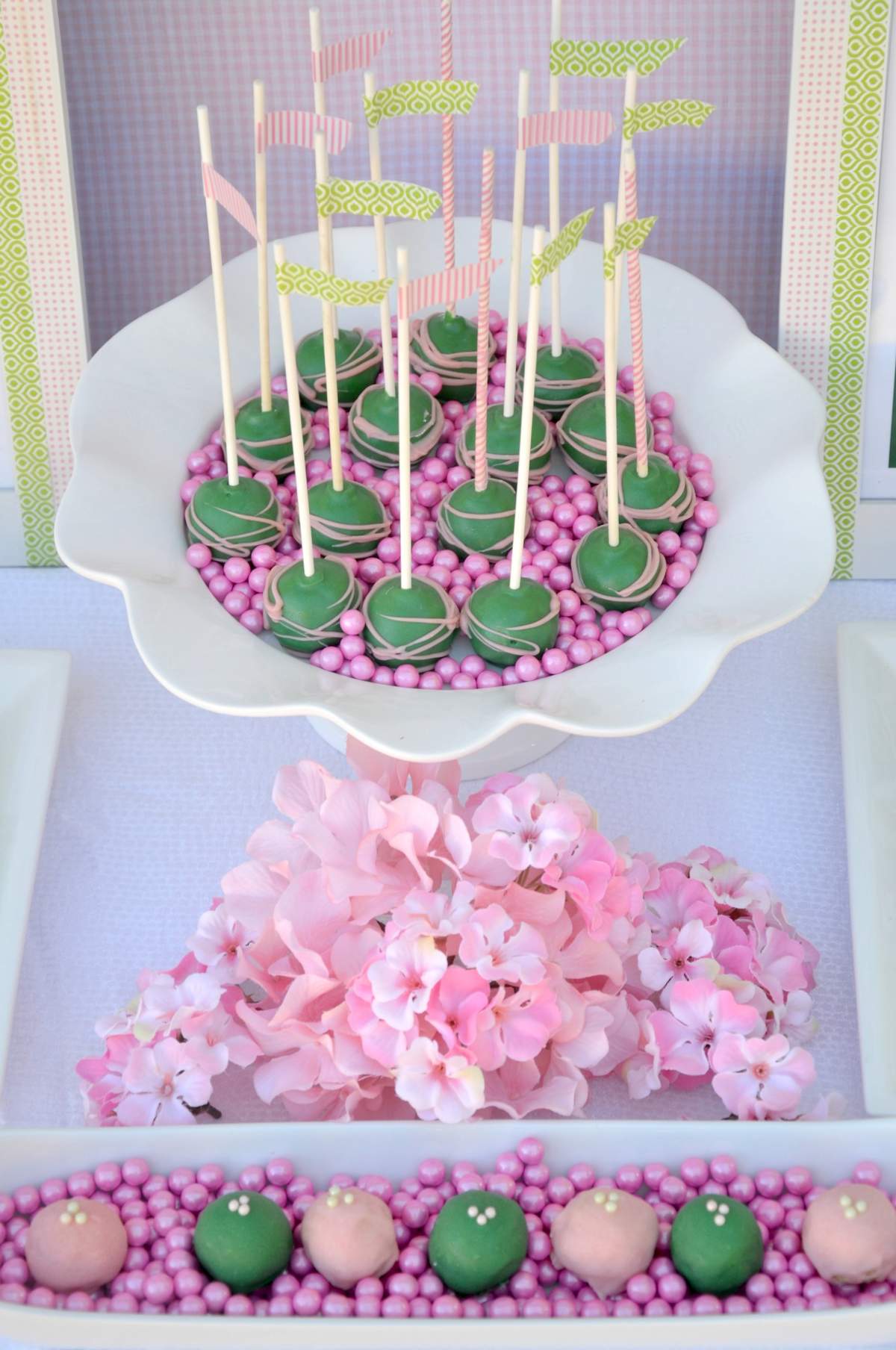 Pink and green Girl Scouts Party Ideas | Photo 5 of 24 | Catch My Party