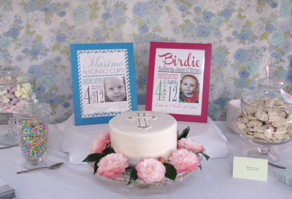 Baptism/Dedication Party Baptism Party Ideas | Photo 1 of 6 | Catch My ...