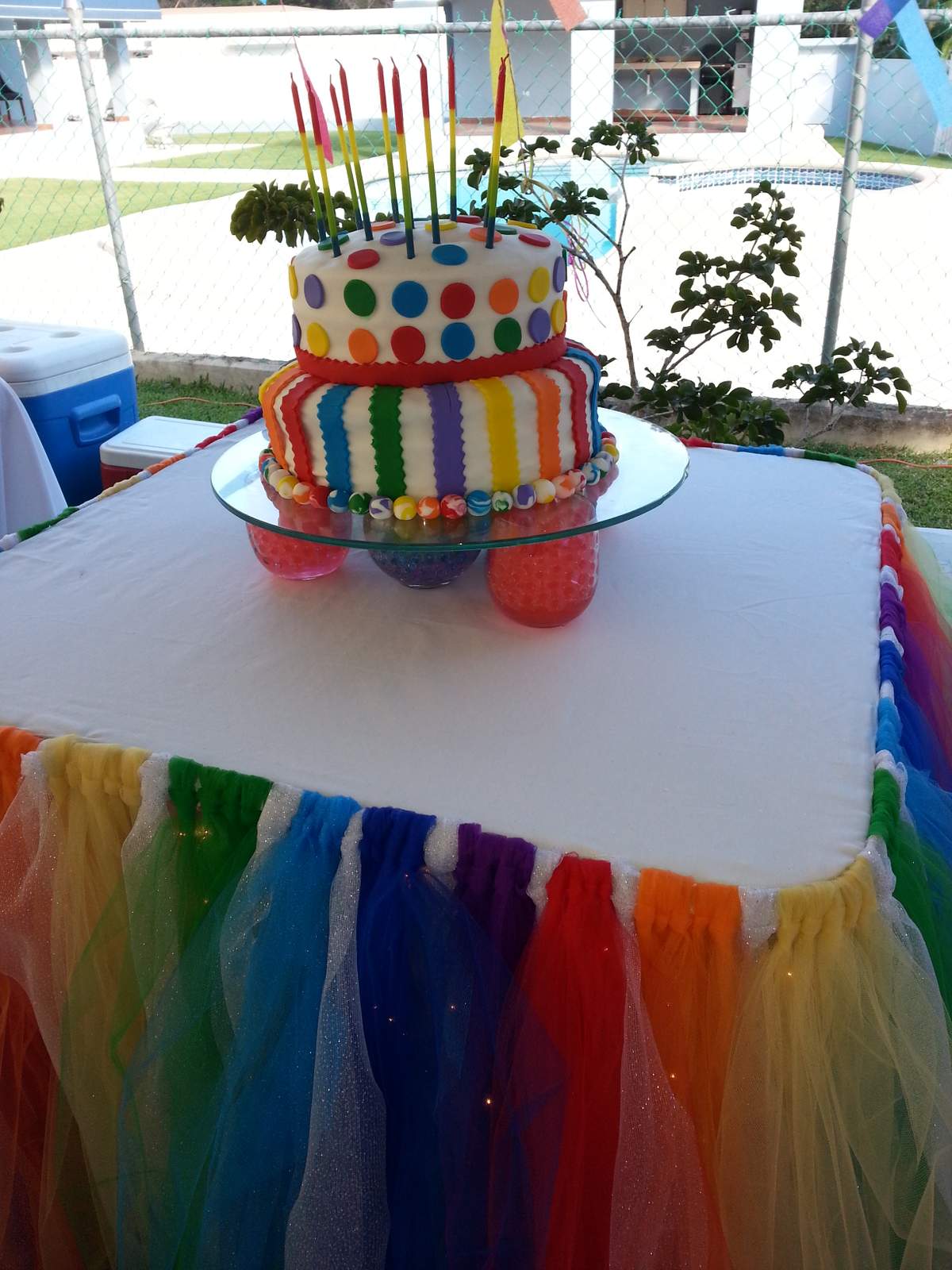 rainbow, colors Birthday Party Ideas | Photo 21 of 33 | Catch My Party