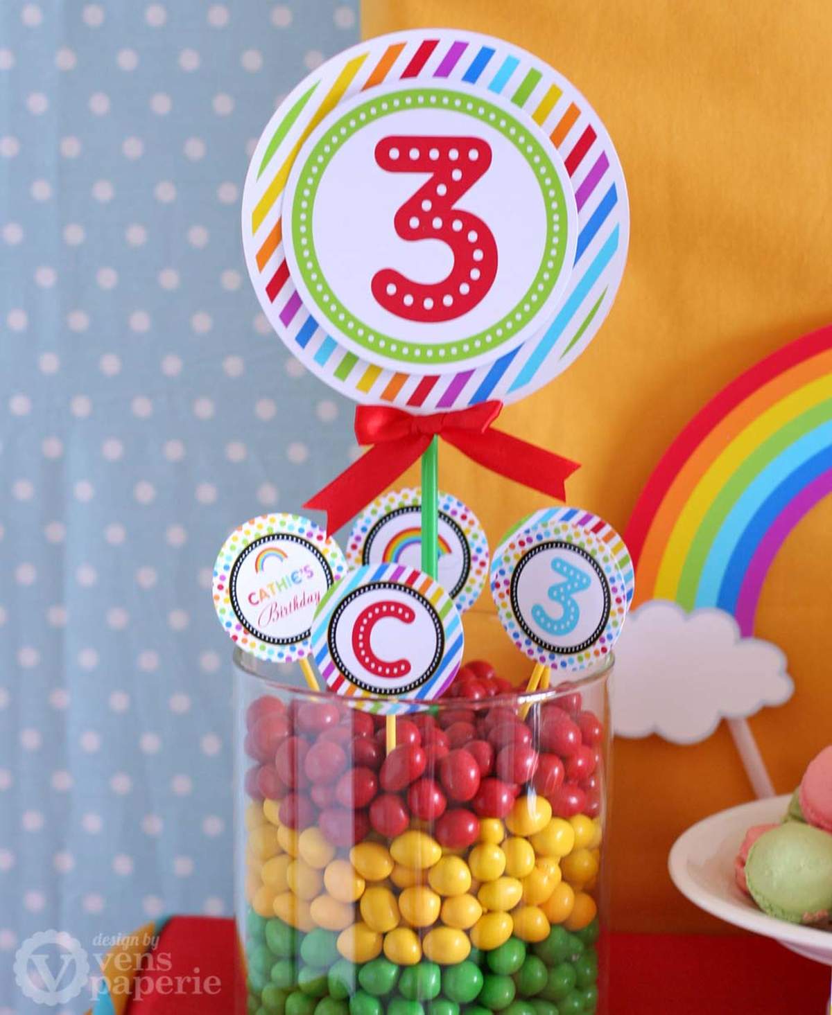 Rainbow Birthday Party Ideas | Photo 7 of 22 | Catch My Party
