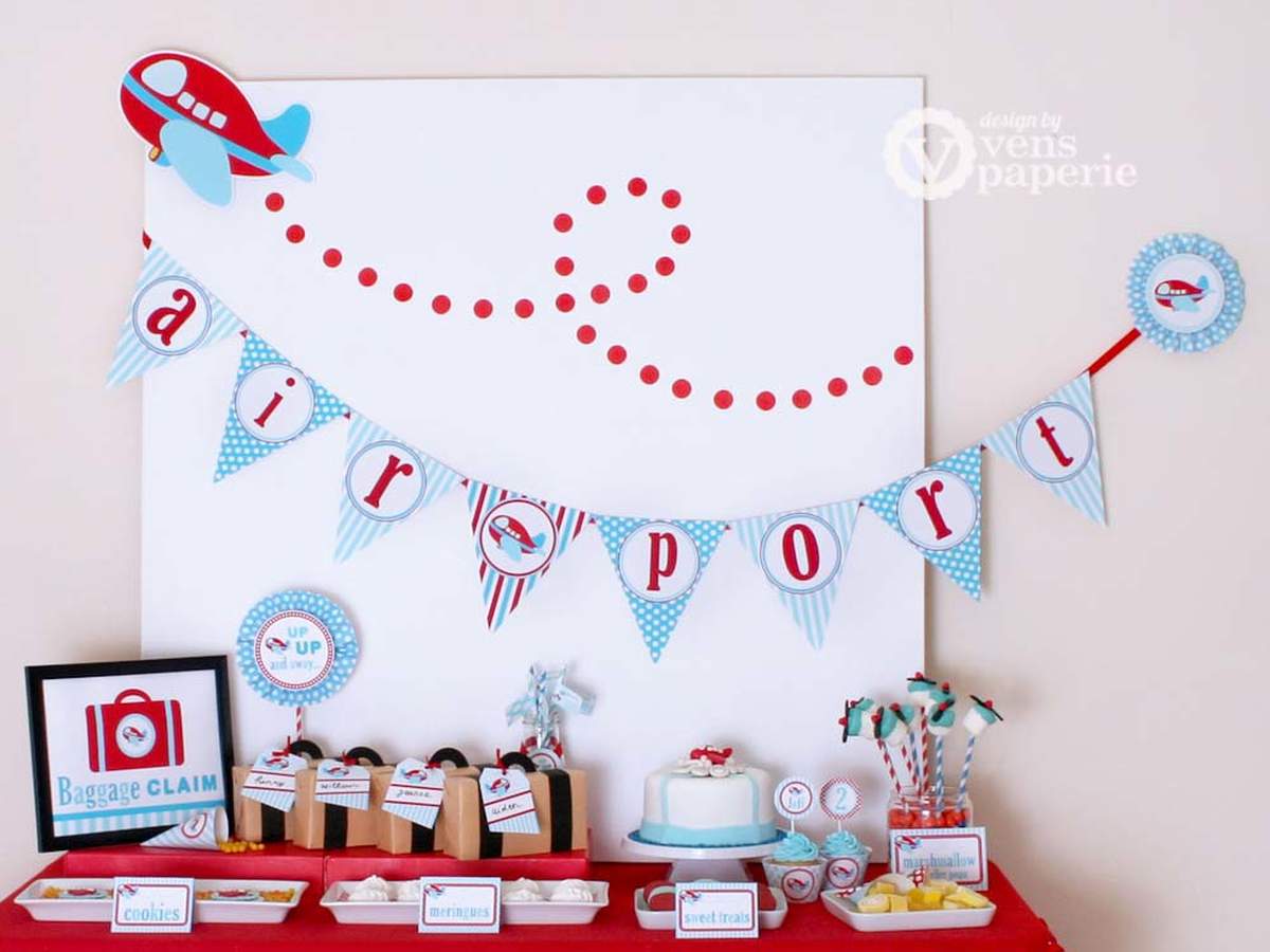 Airplane Birthday Party Ideas | Photo 13 of 28 | Catch My Party