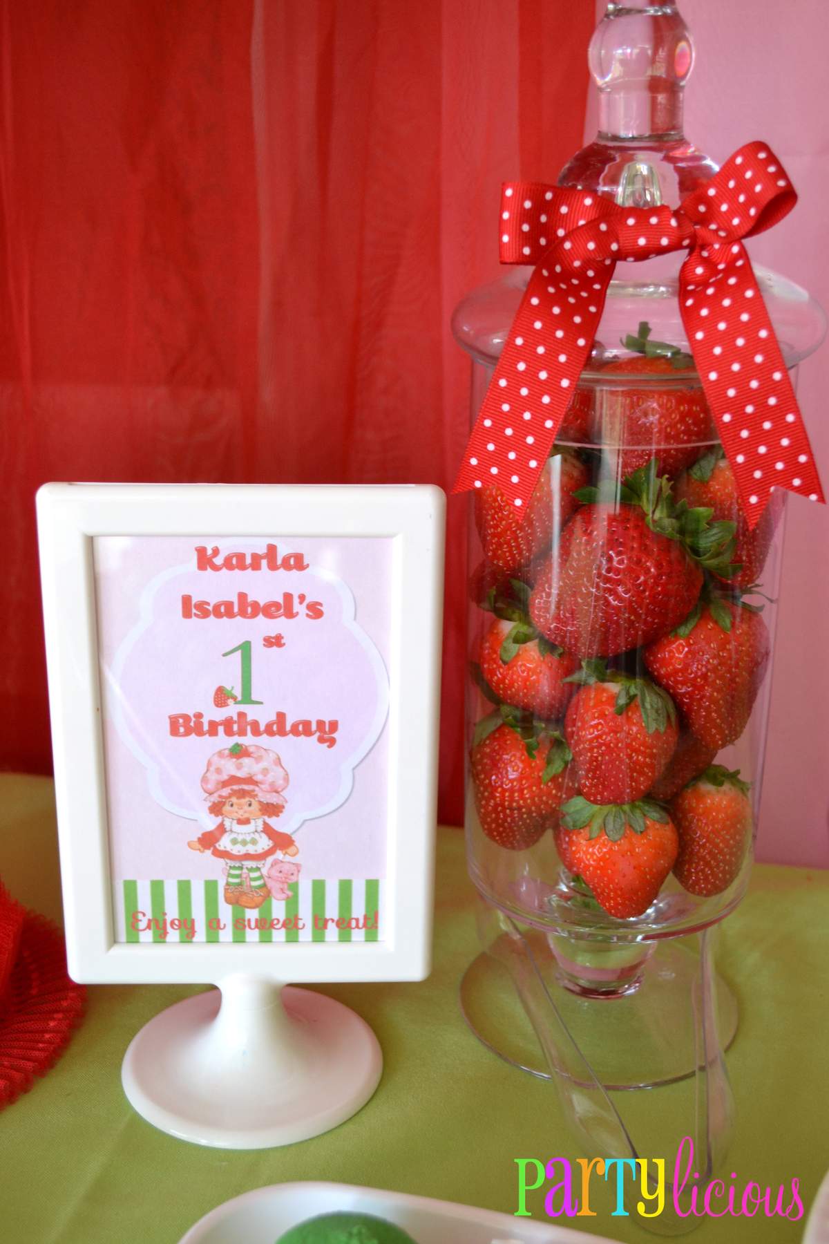 Strawberry Shortcake Birthday Party Ideas | Photo 4 of 24 | Catch My Party