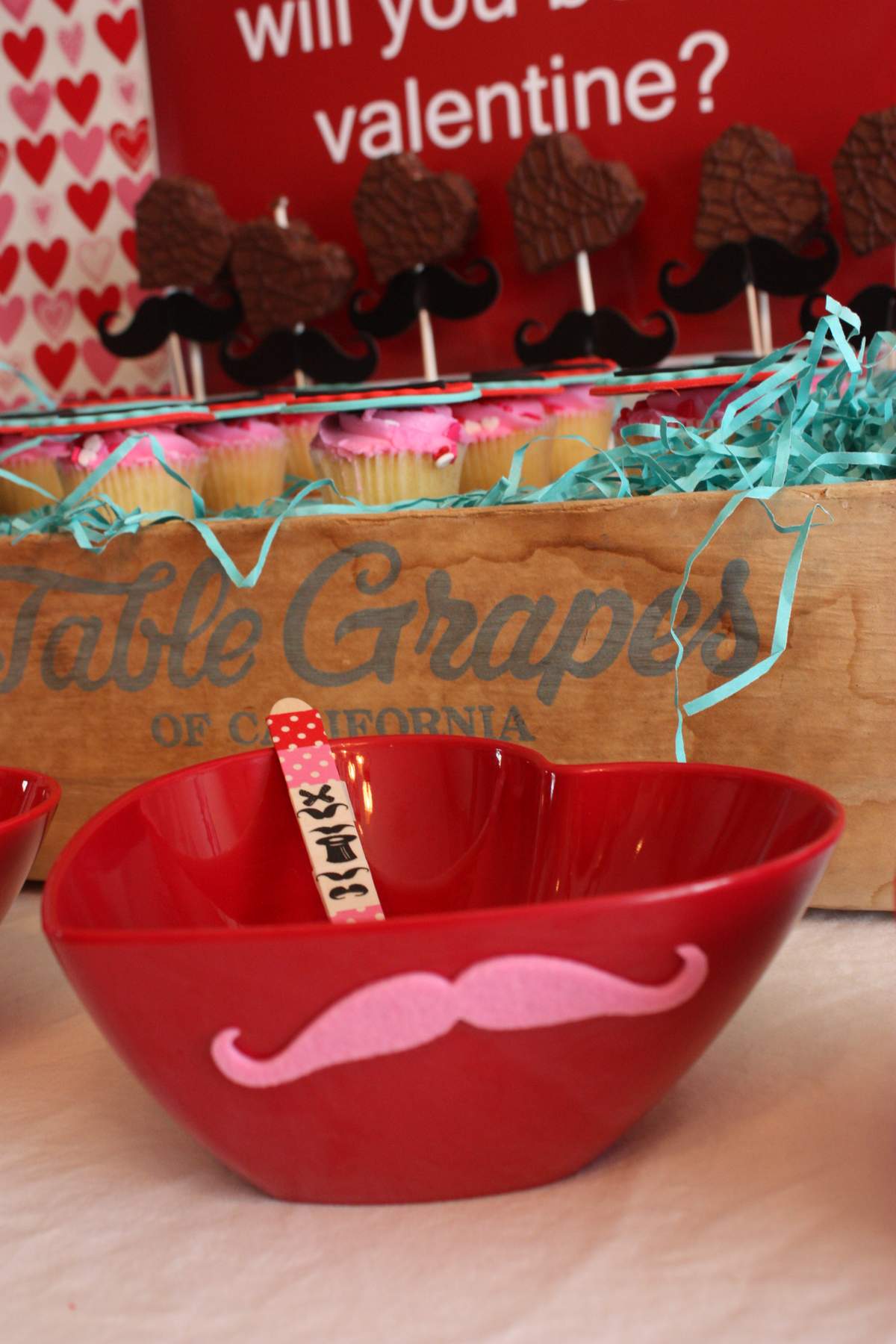 mustache party Valentine's Day Party Ideas | Photo 10 of 23 | Catch My ...