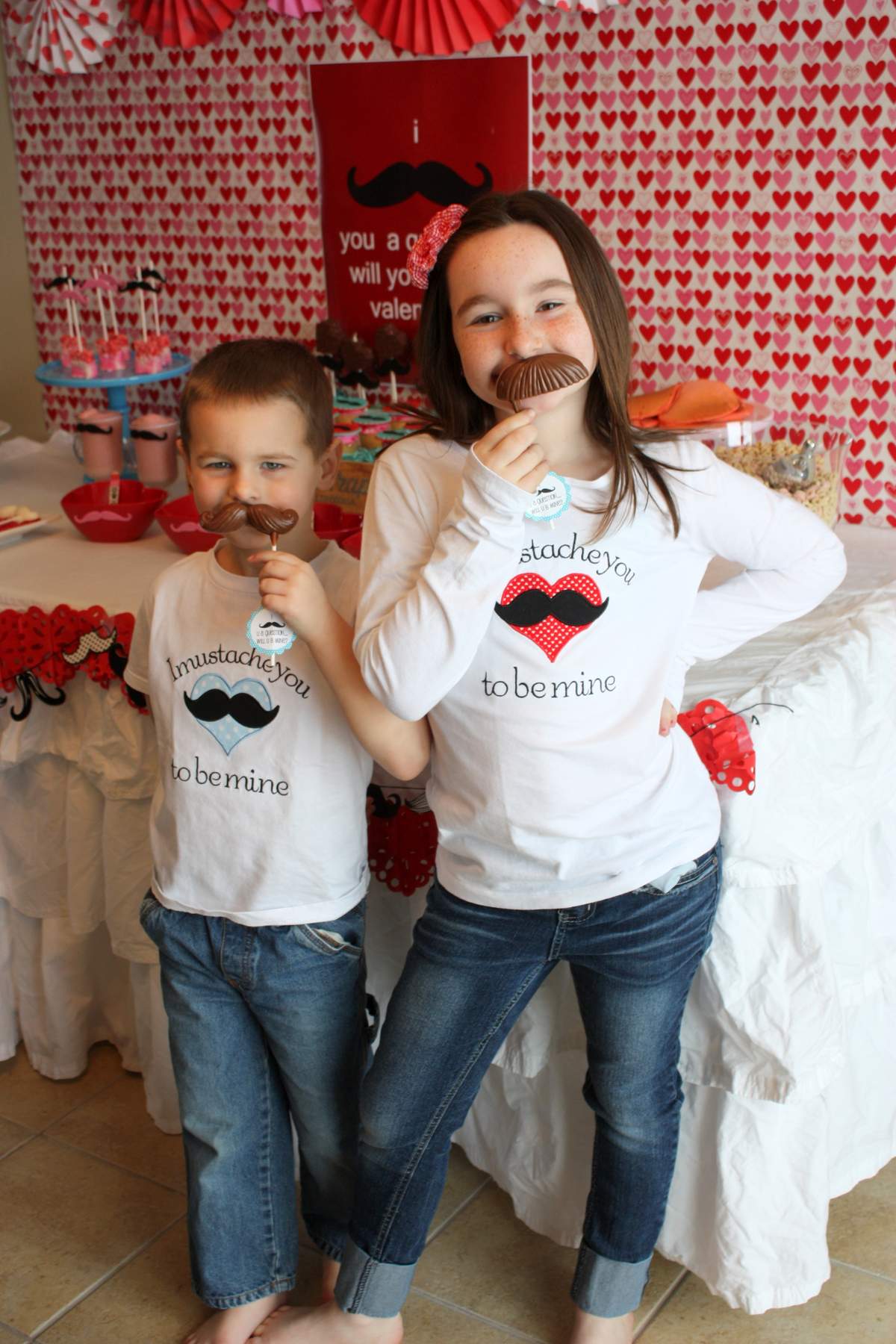 mustache party Valentine's Day Party Ideas | Photo 10 of 23 | Catch My ...