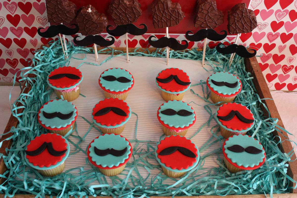 mustache party Valentine's Day Party Ideas | Photo 9 of 23 | Catch My Party