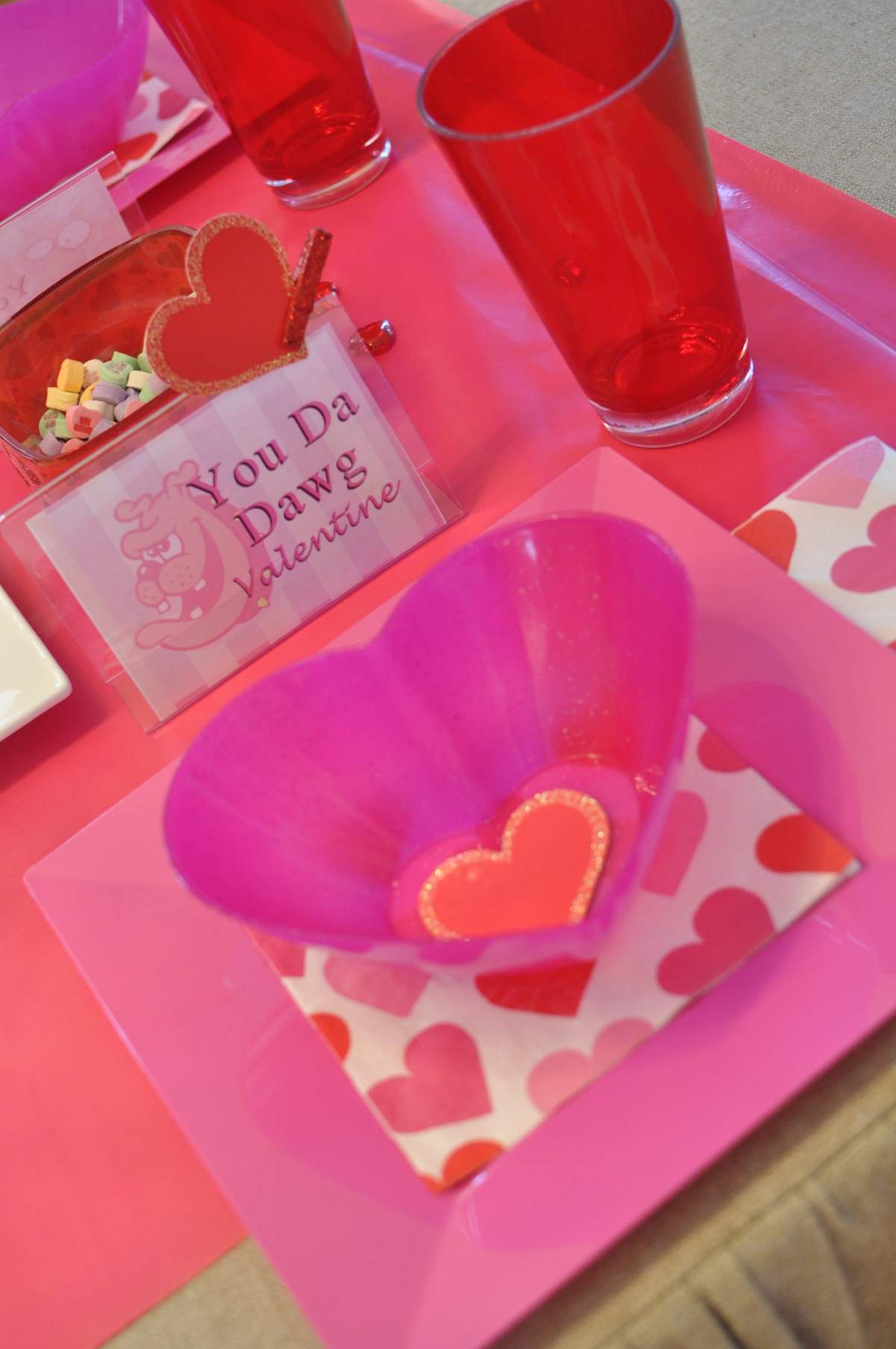 Valentines /Hearts/Pink Valentine's Day Party Ideas | Photo 22 of 45 ...