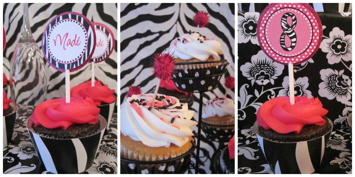 Pink/Zebra Theme Birthday Party Ideas | Photo 10 of 16 | Catch My Party