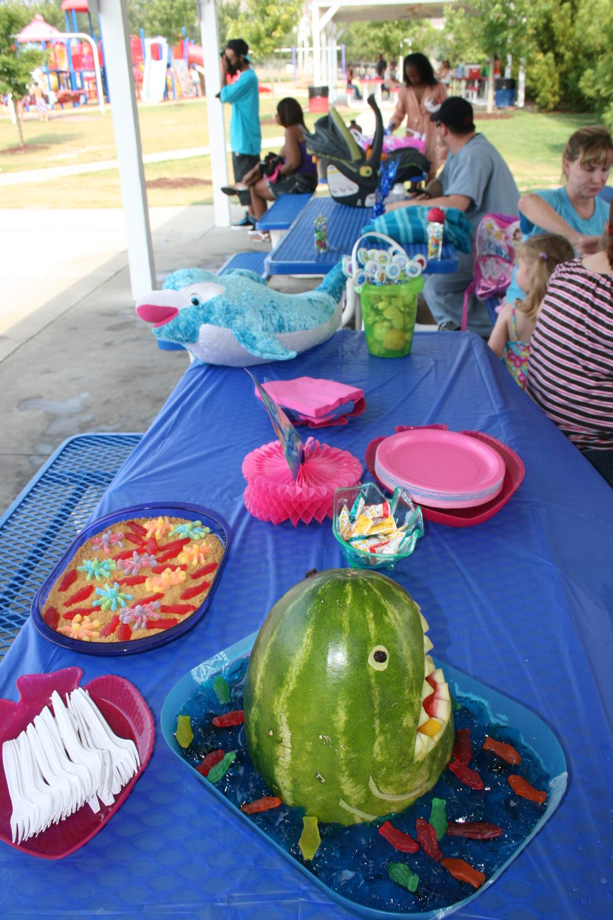 Dolphins and whales! Birthday Party Ideas | Photo 1 of 7 | Catch My Party