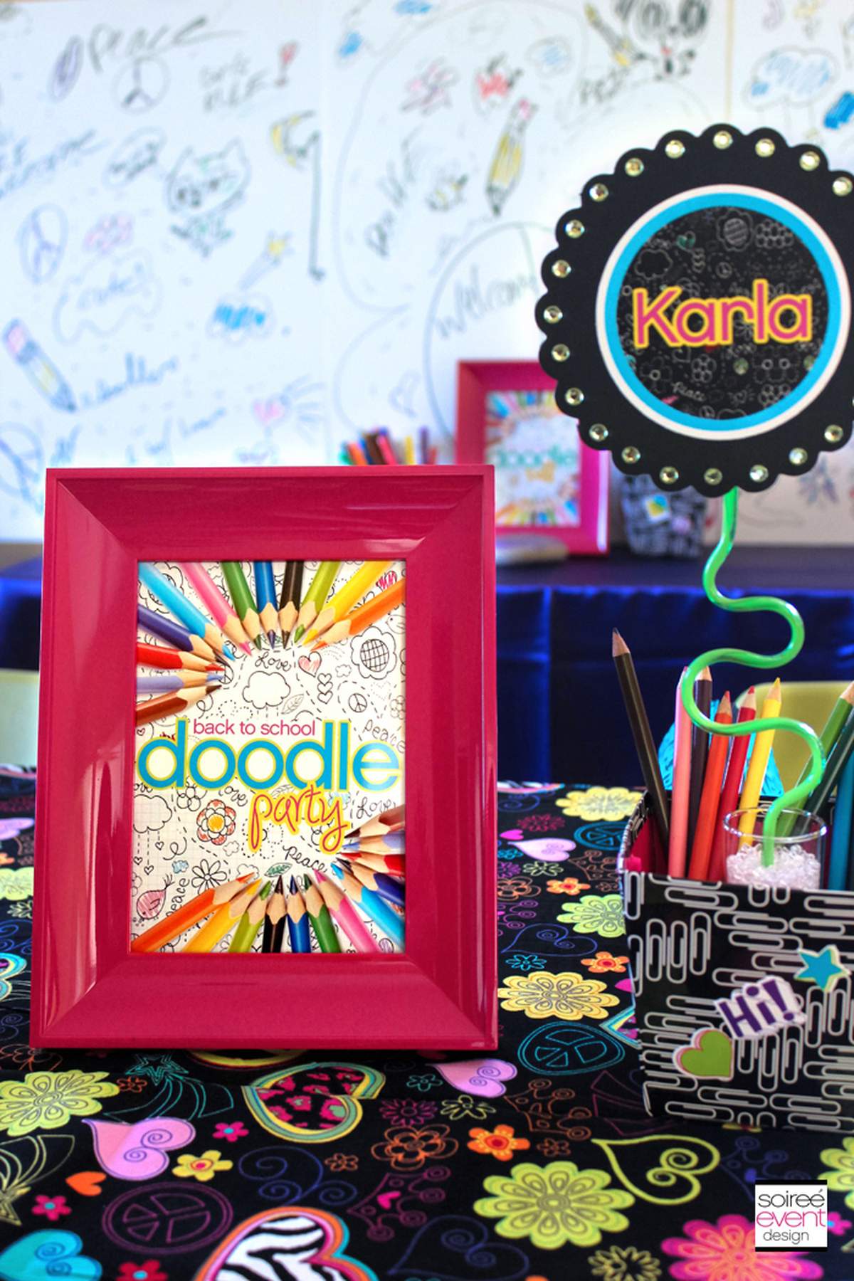 Doodle Art Party / Back to School "Doodle Party featuring my "Let's ...