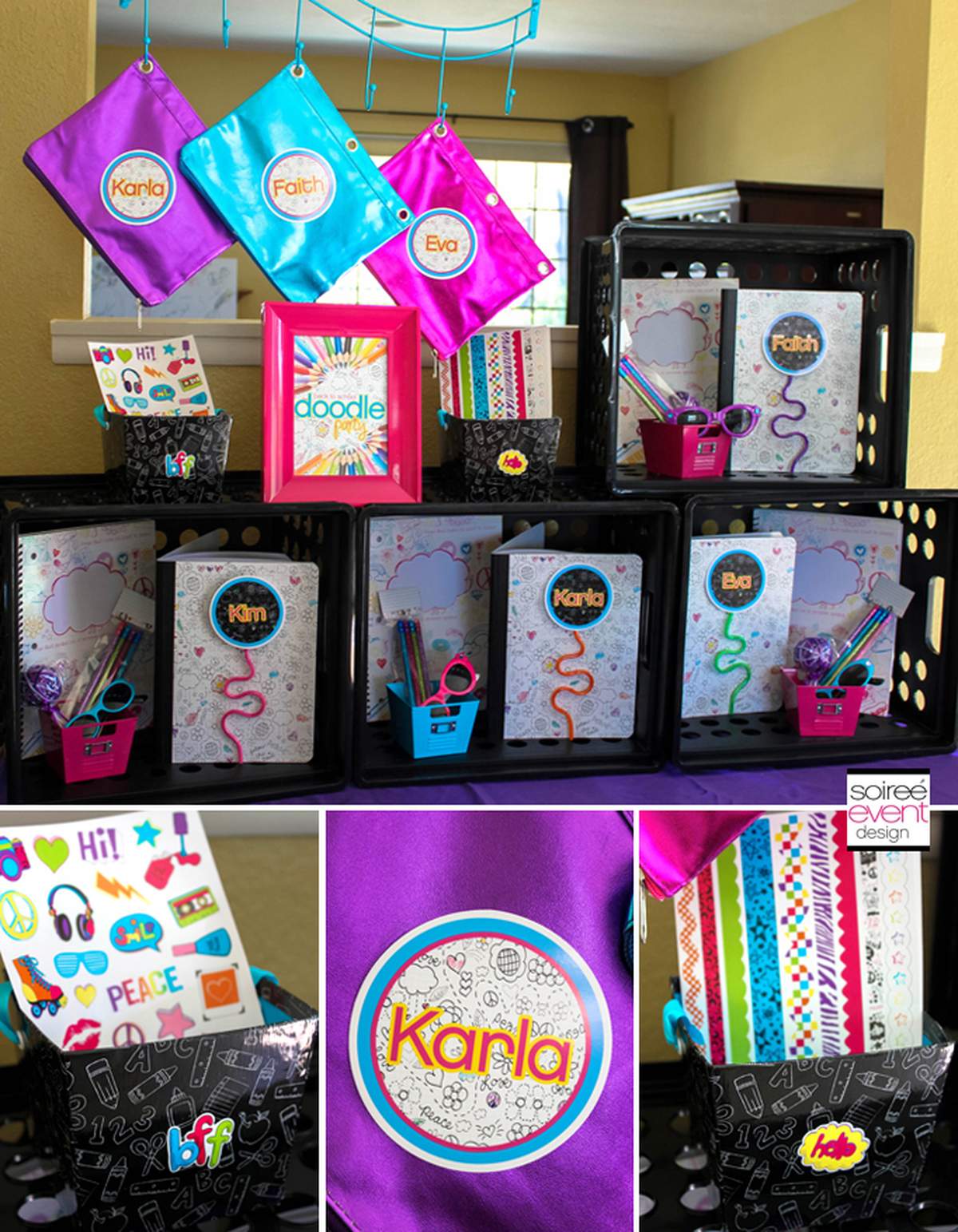 Doodle Art Party Back to School Party Ideas | Photo 5 of 8 | Catch My Party