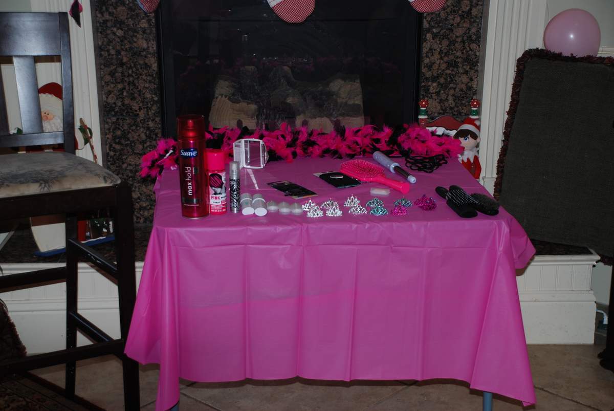 Pink/Zebra Theme/Makeup Birthday Party Ideas | Photo 1 of 18 | Catch My ...
