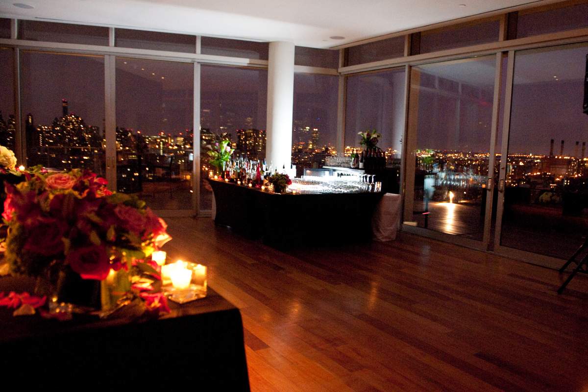 NYC Rooftop Chic Engagement Party Ideas | Photo 10 of 60 | Catch My Party