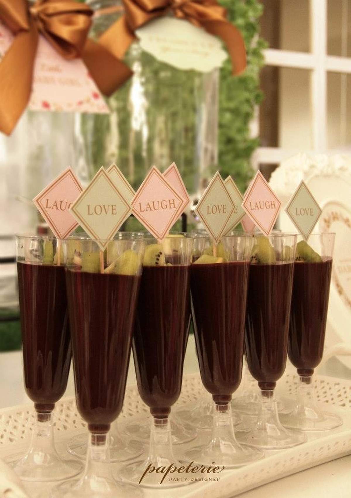 La Duree inspired party Baby full-month celebration Party Ideas | Photo ...