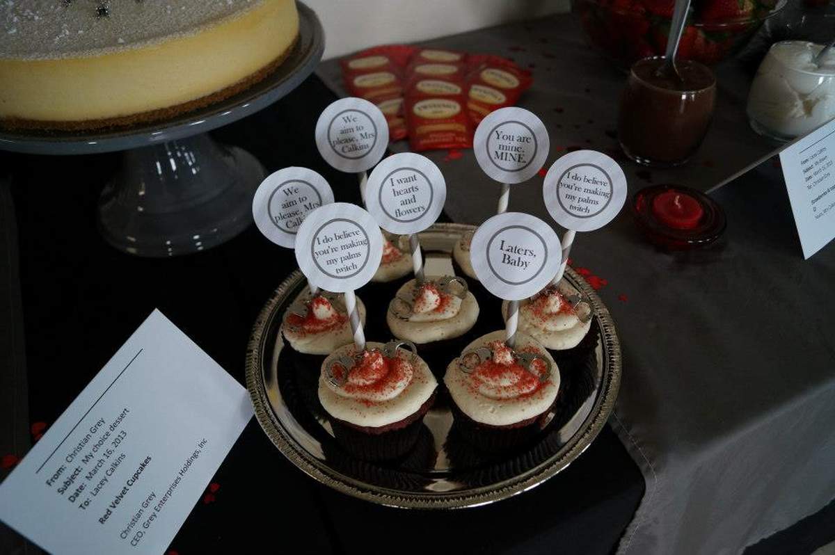 50 Shades of Grey Trilogy Birthday Party Ideas | Photo 16 of 53 | Catch ...