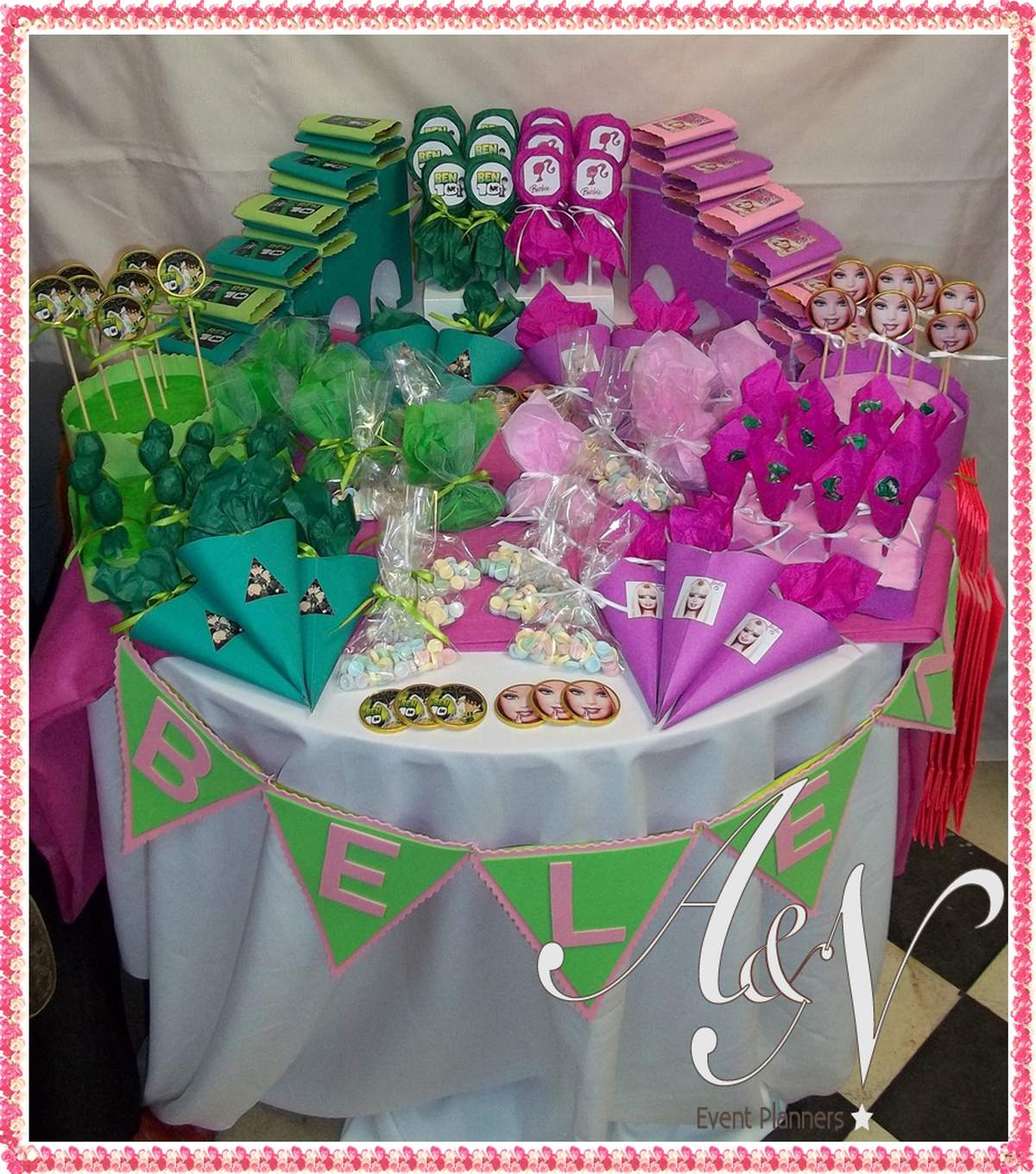 CANDY BAR BARBY & BEN 10 / Birthday "CANDY BAR BARBY & BEN 10" | Catch ...