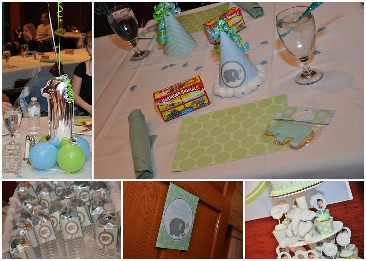 Elephant Birthday Party Ideas | Photo 1 of 7 | Catch My Party