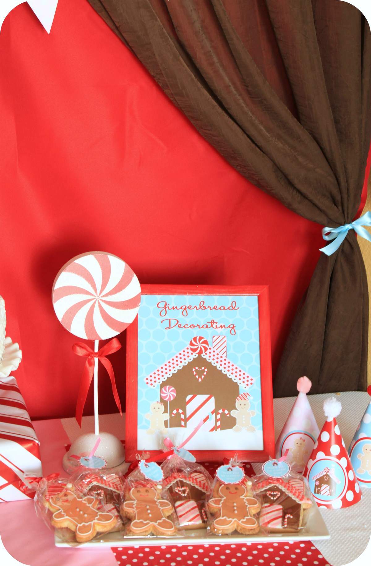 Gingerbread House Party Birthday Party Ideas | Photo 14 of 22 | Catch ...
