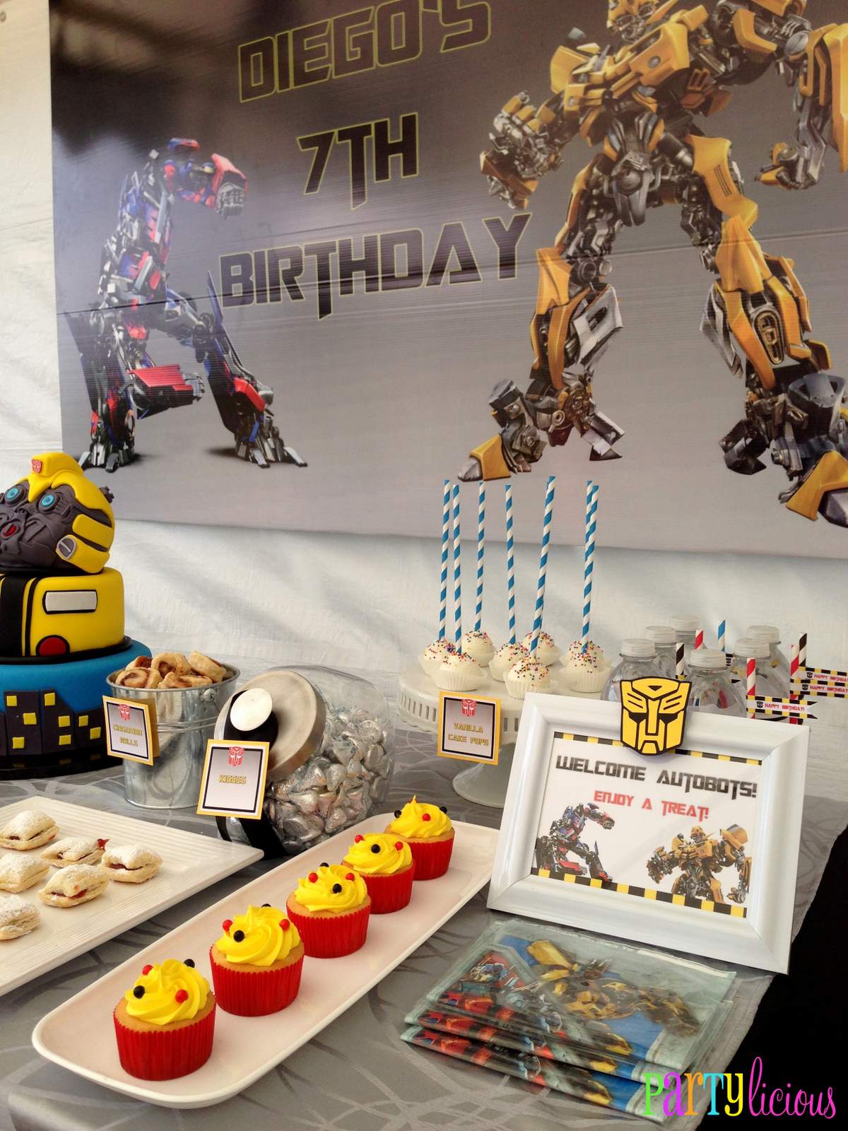 Transformers Birthday Party Ideas | Photo 10 of 19 | Catch My Party
