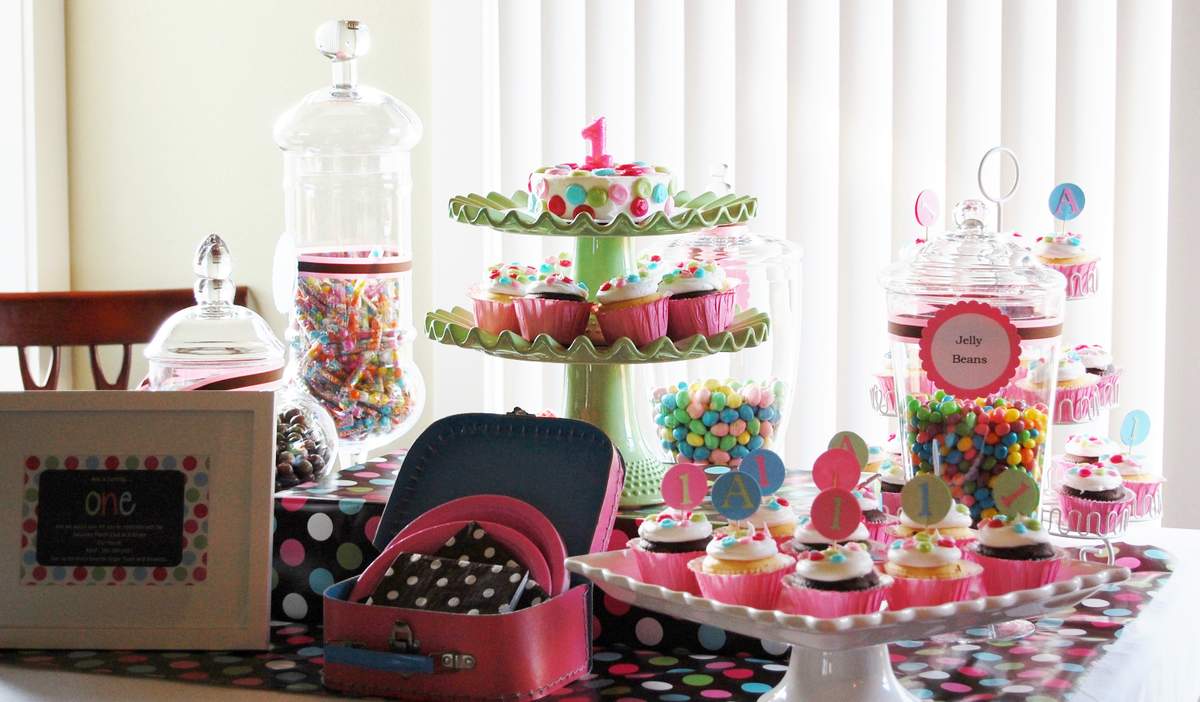 Polka Dots Birthday Party Ideas | Photo 1 of 14 | Catch My Party