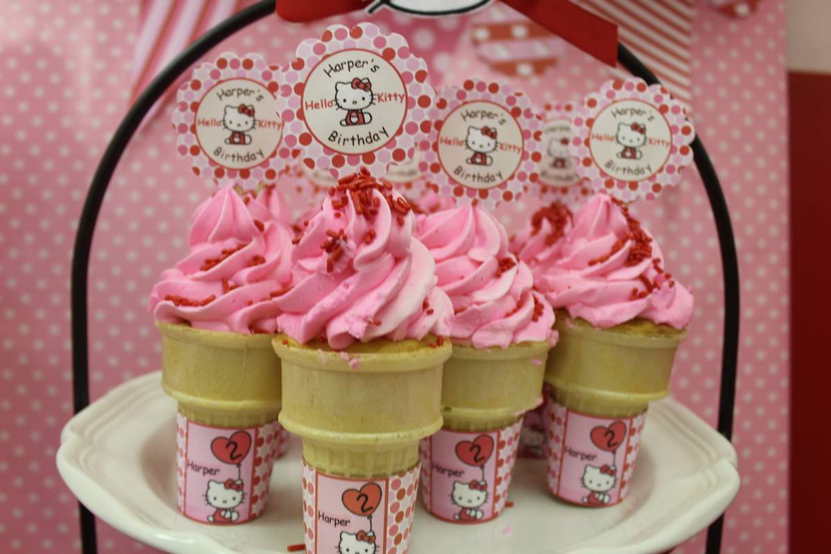 Hello Kitty Pink & Red Birthday Party Ideas | Photo 27 of 34 | Catch My ...