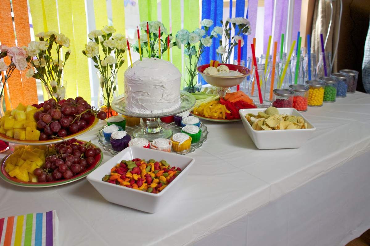 Rainbow Painting party / Birthday "Lucy's Rainbow Party" | Catch My Party