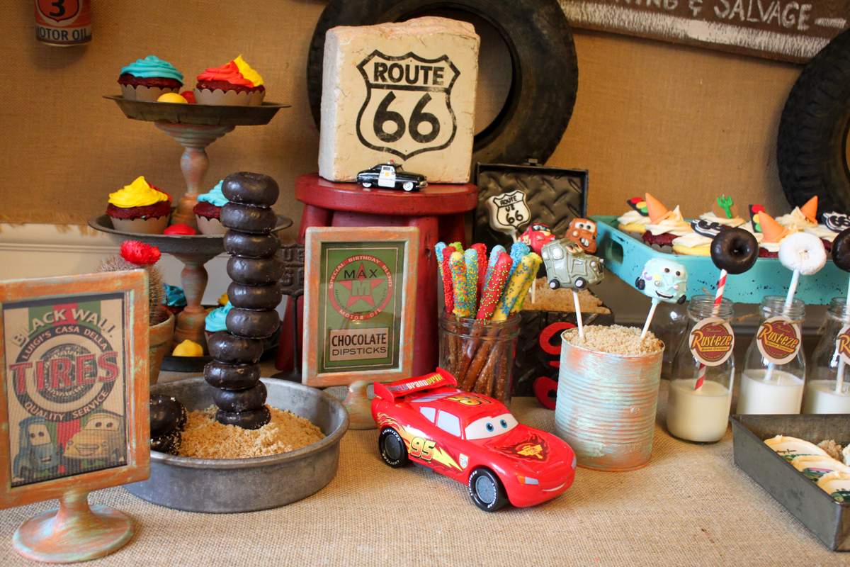 Vintage Radiator Springs Birthday Party Birthday Party Ideas | Photo 32 ...