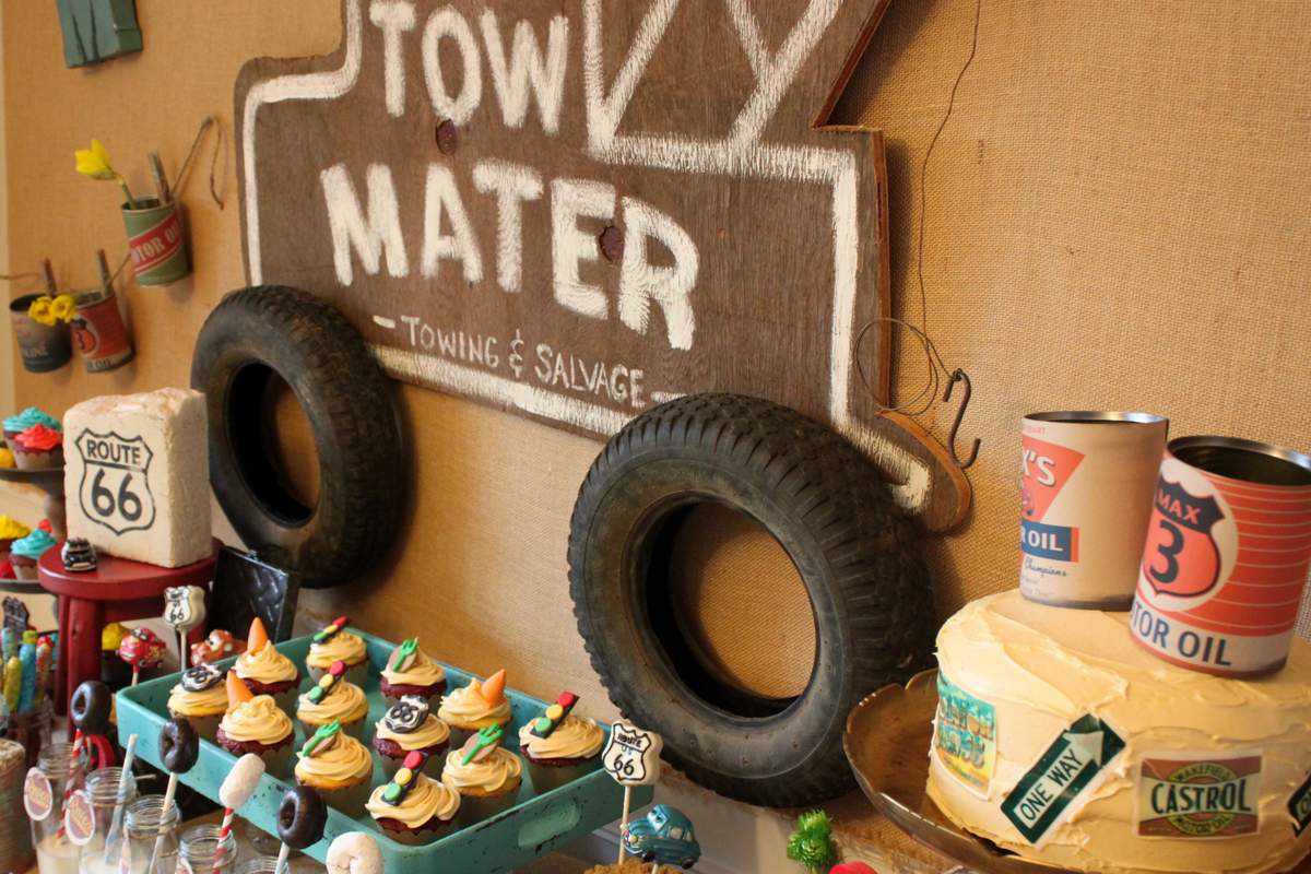Vintage Radiator Springs Birthday Party Birthday Party Ideas | Photo 32 ...