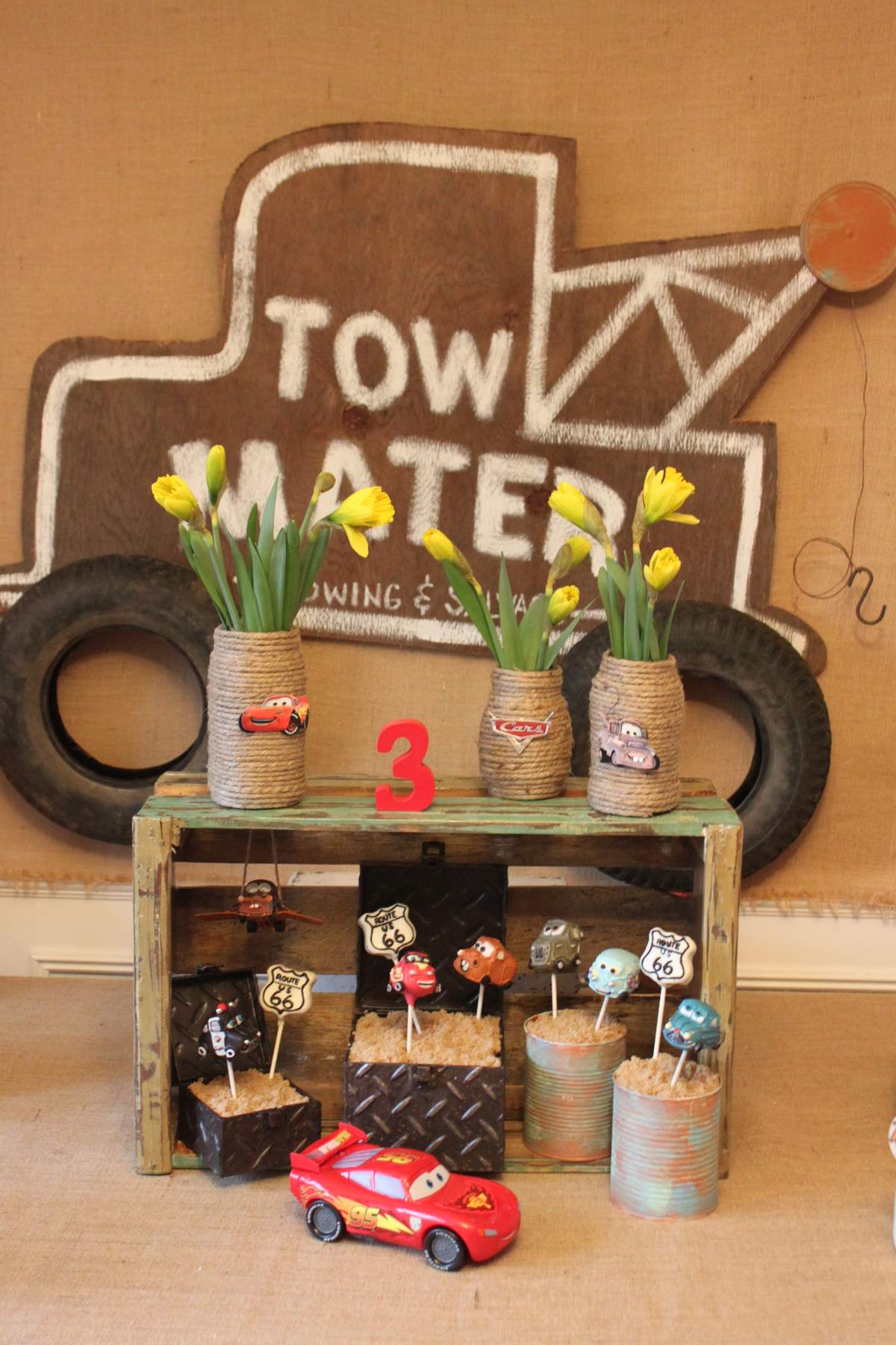 Vintage Radiator Springs Birthday Party Birthday Party Ideas | Photo 32 ...