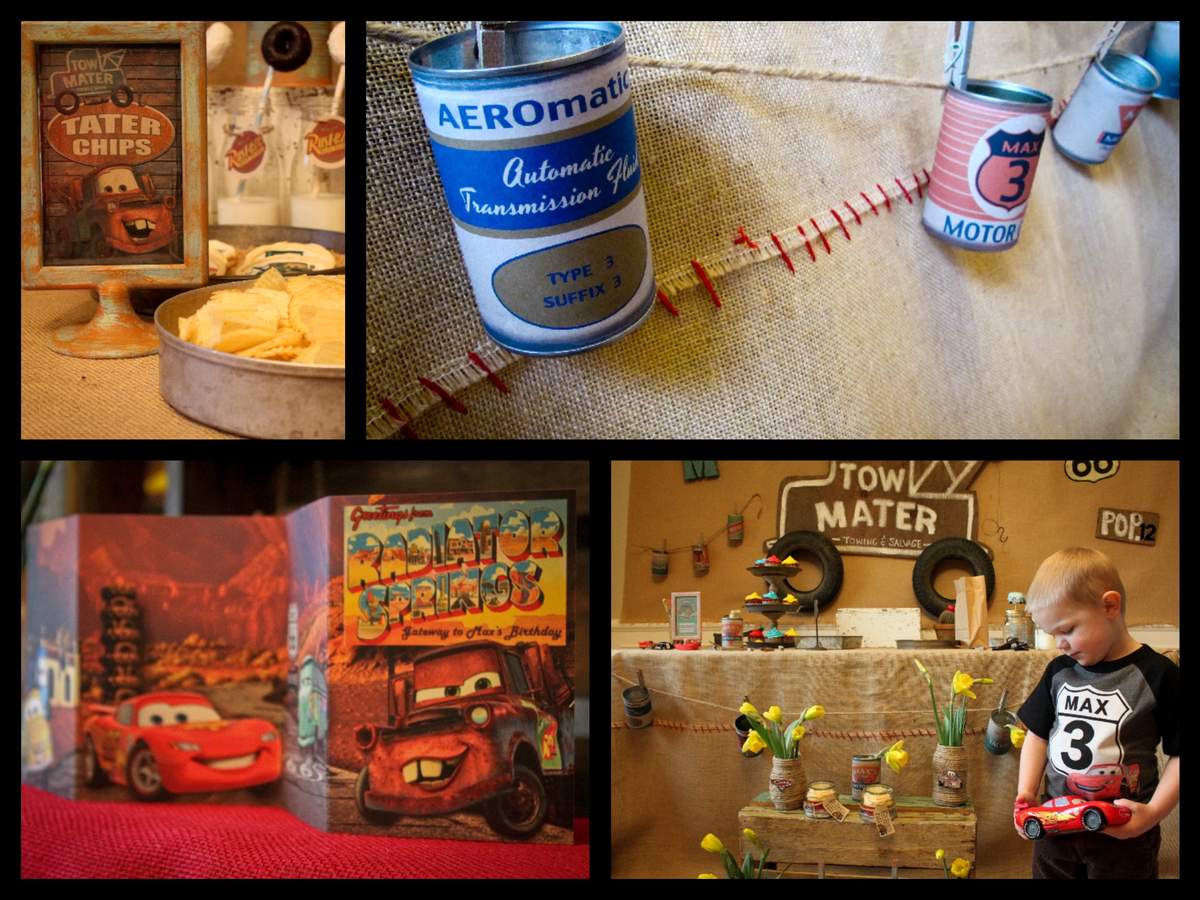 Vintage Radiator Springs Birthday Party Birthday Party Ideas | Photo 32 ...